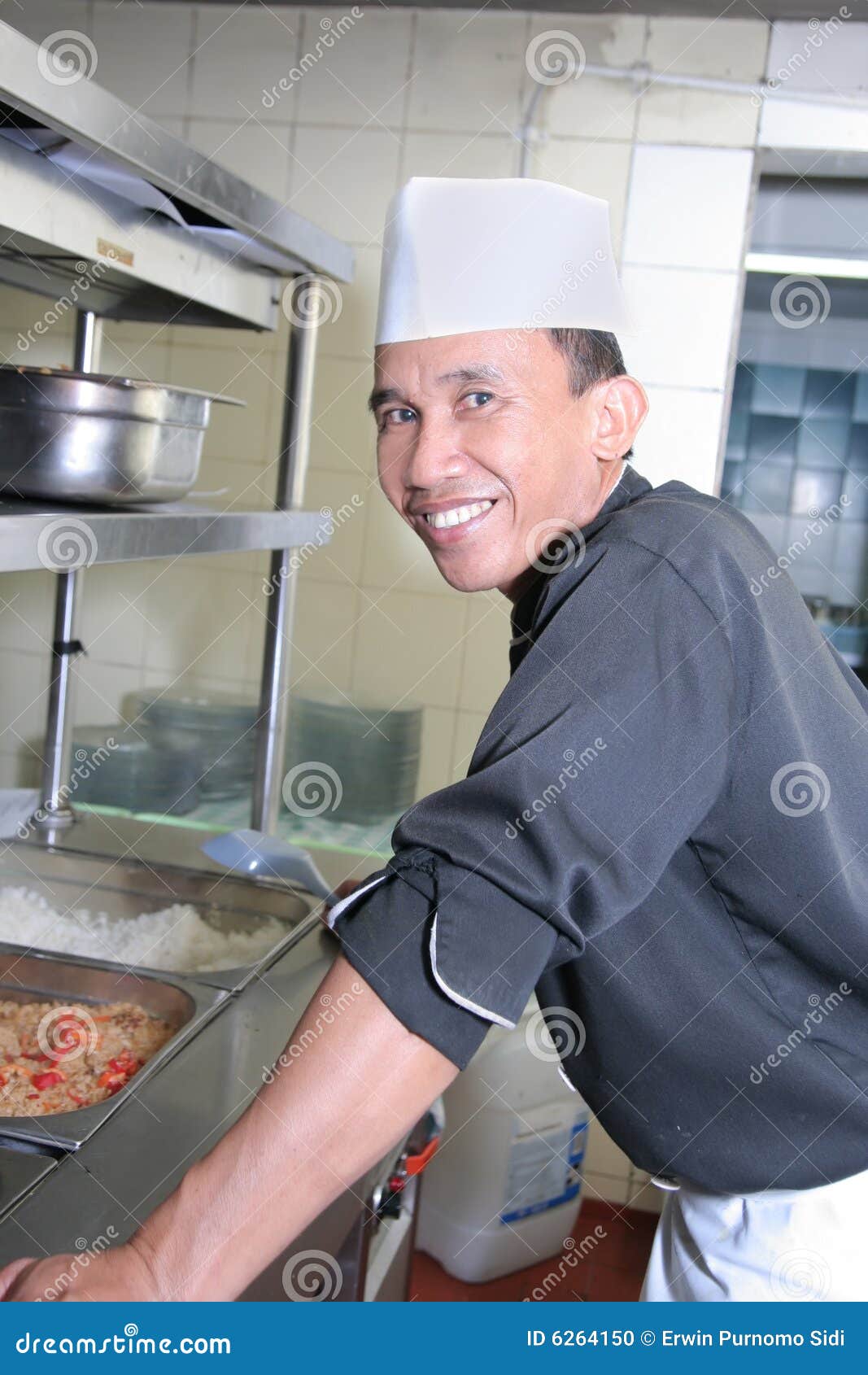 Chef at work stock photo. Image of chefs, smiling, asian - 6264150