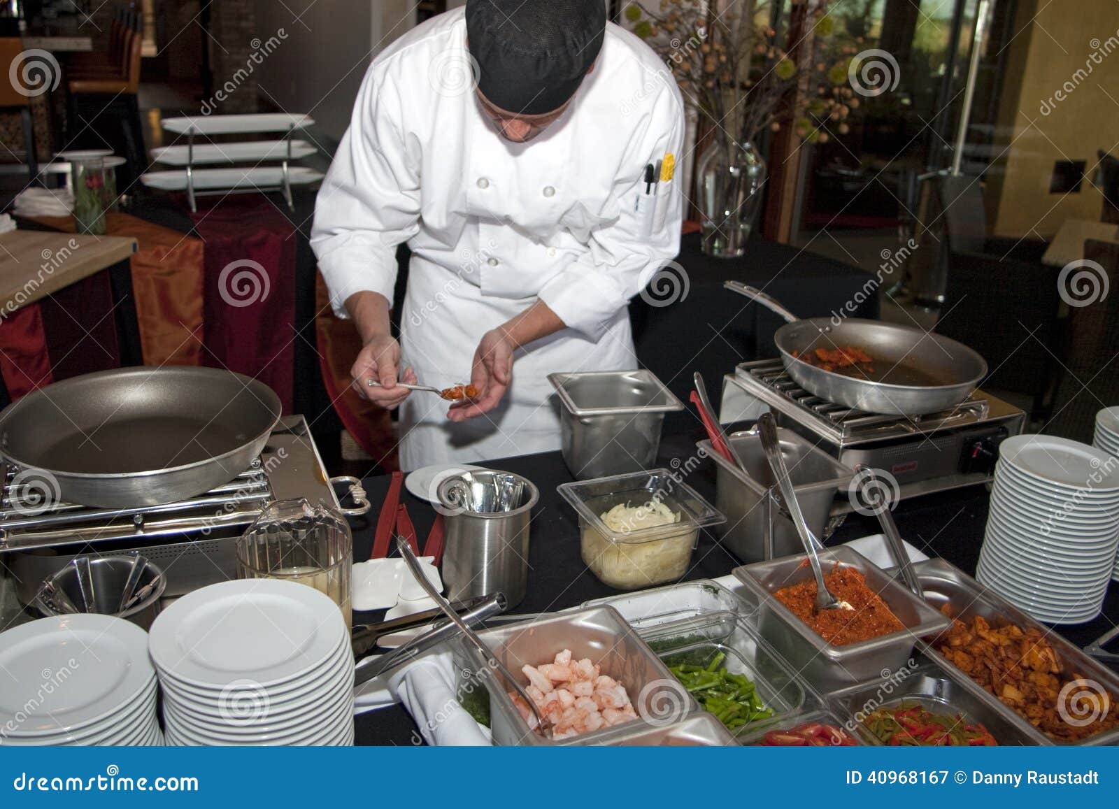 Chef at Work during Restaurant Week Editorial Photography - Image of ...