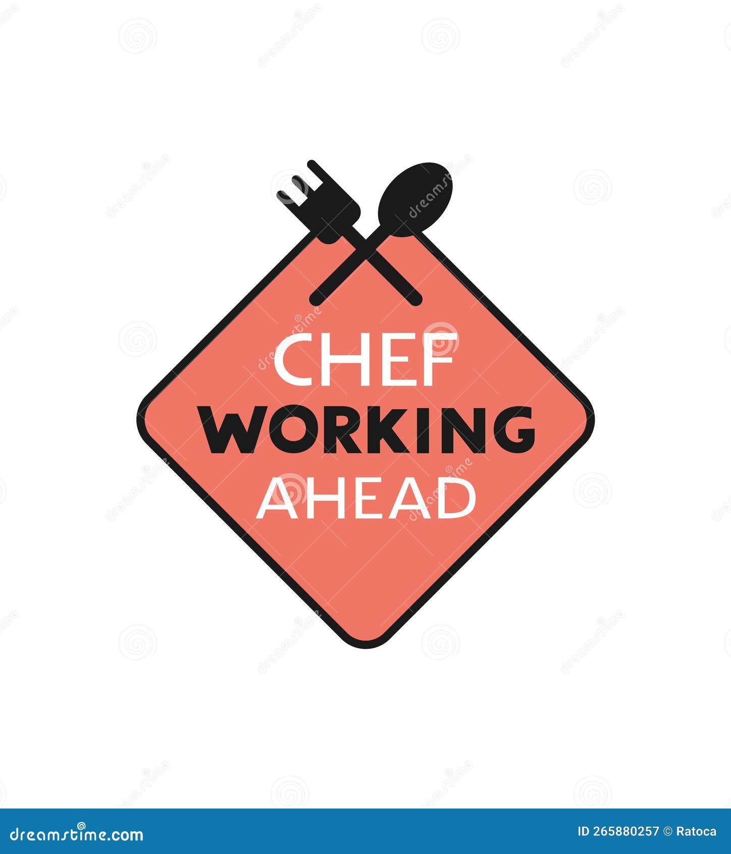 Chef work symbol stock vector. Illustration of advise - 265880257
