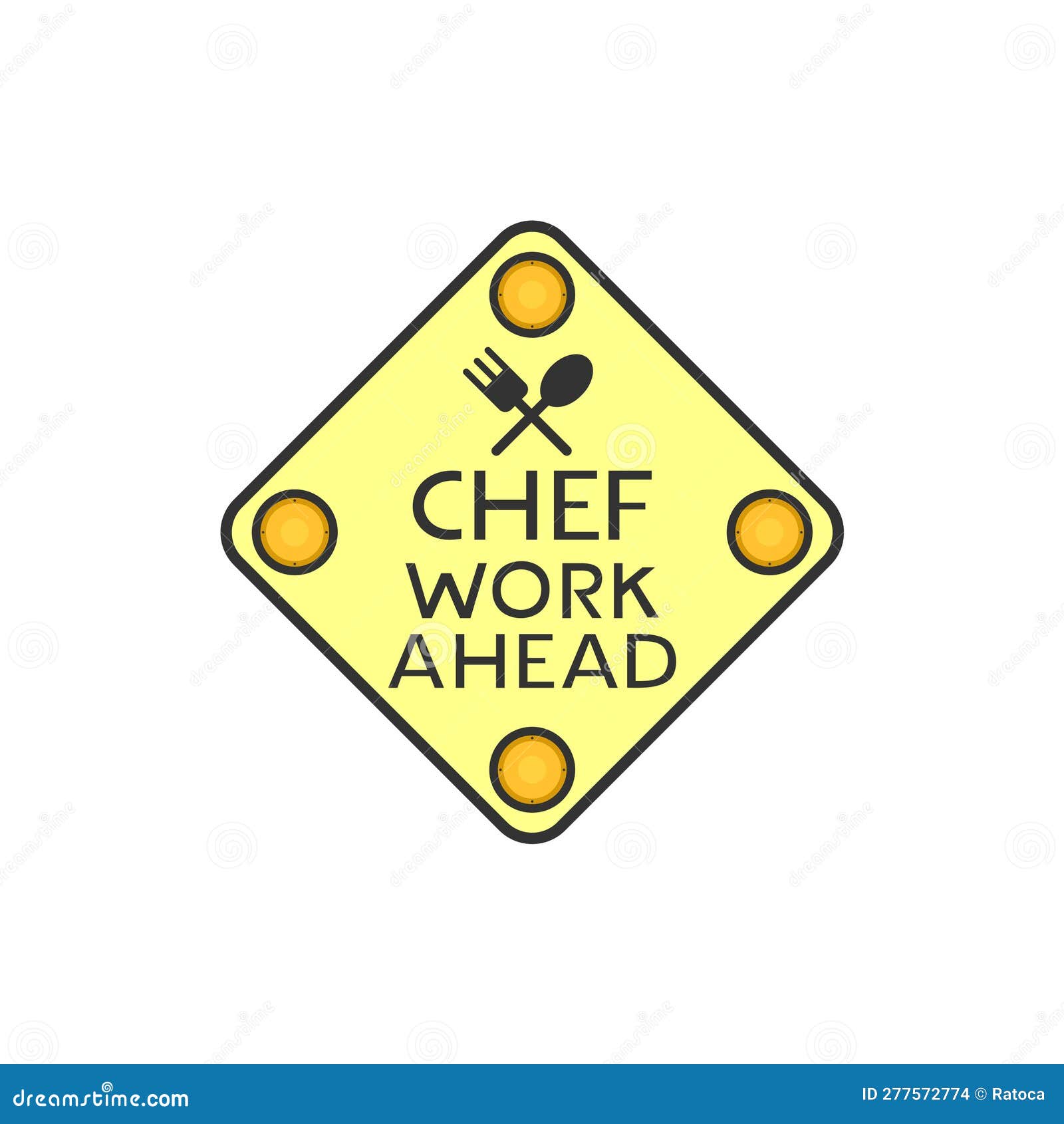 Chef work symbol stock vector. Illustration of icon - 277572774