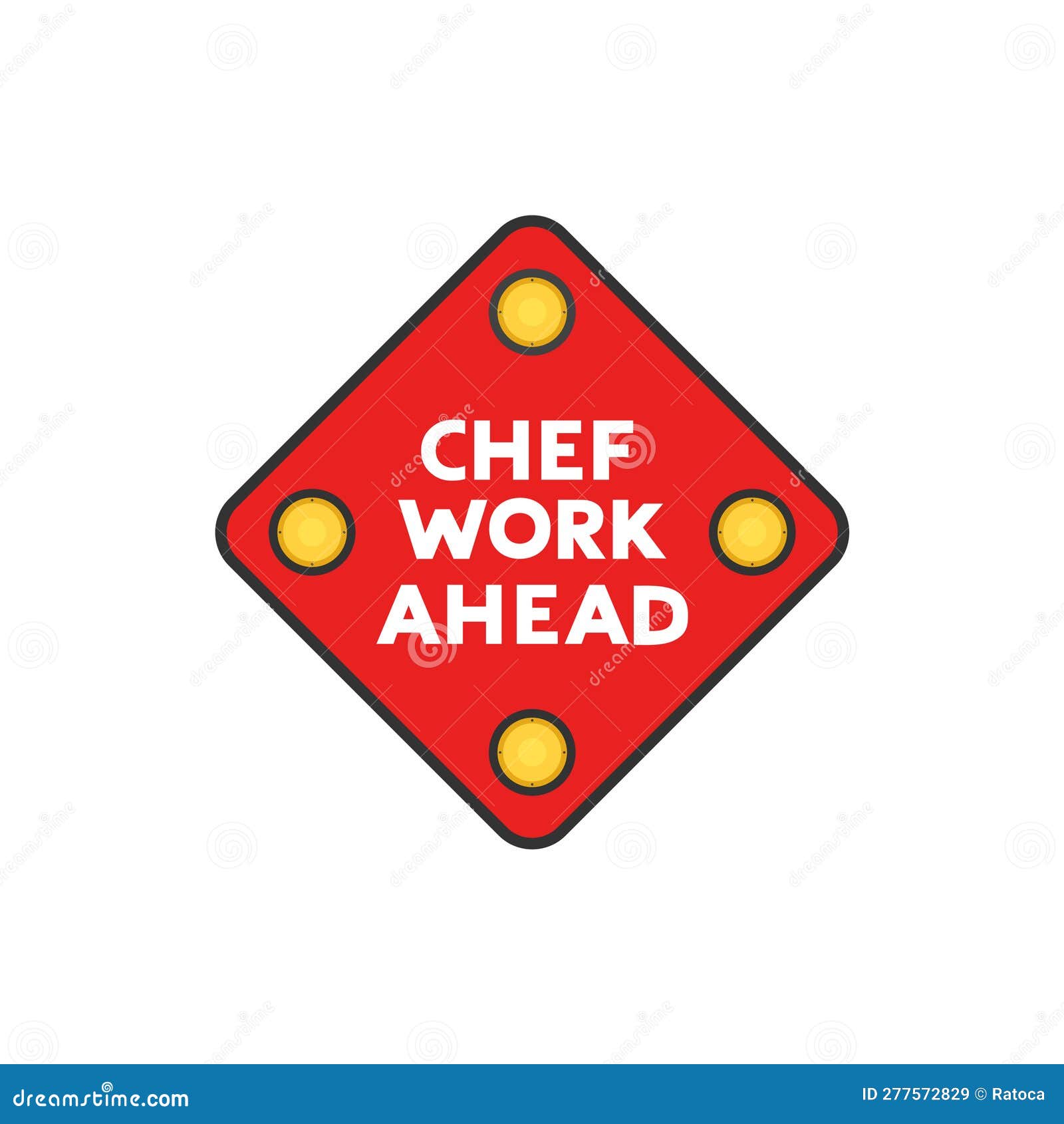 Chef work symbol stock vector. Illustration of catering - 277572829
