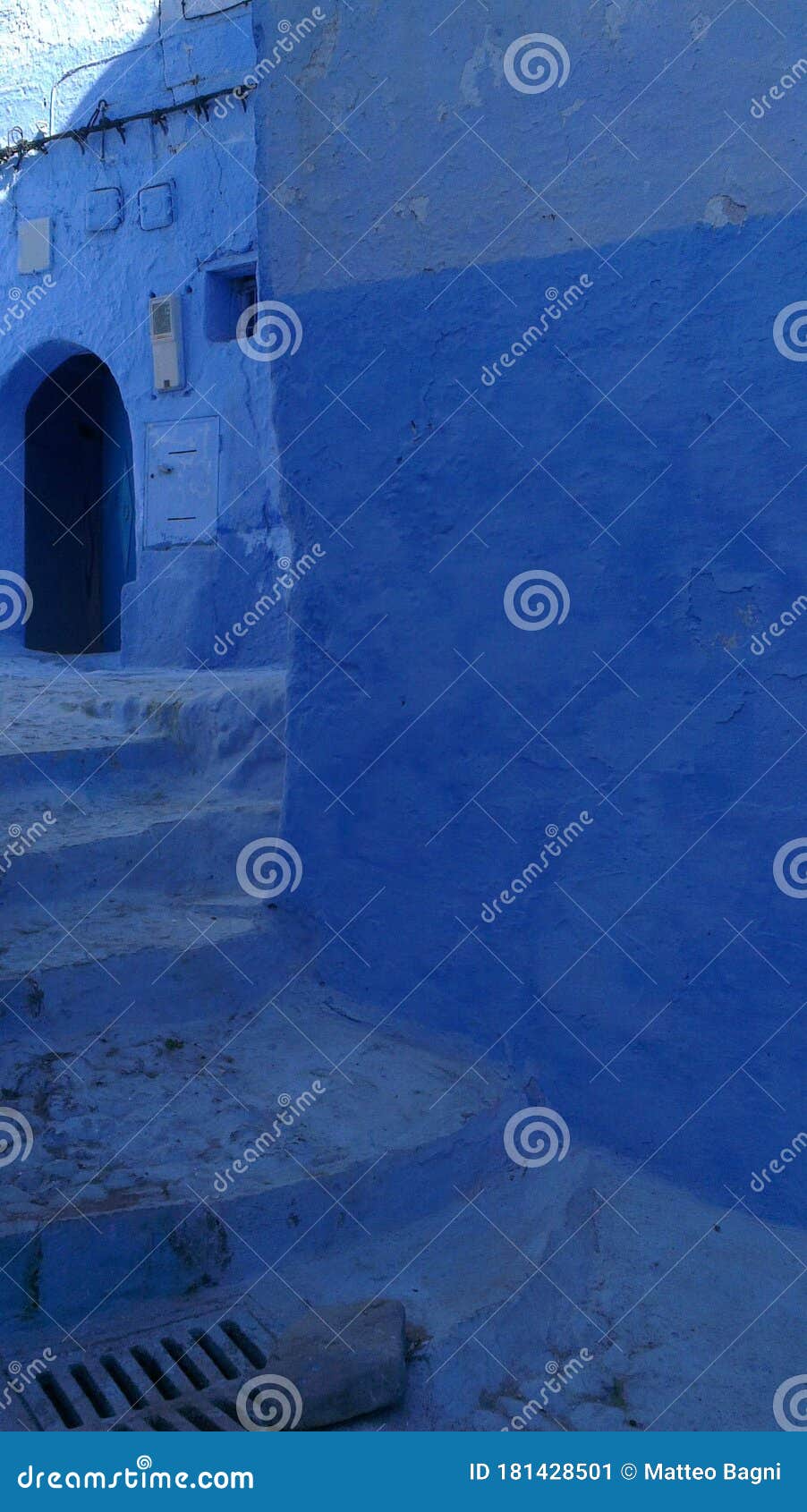 Chefchaouen the Blue City Morocco Stock Image - Image of painting ...