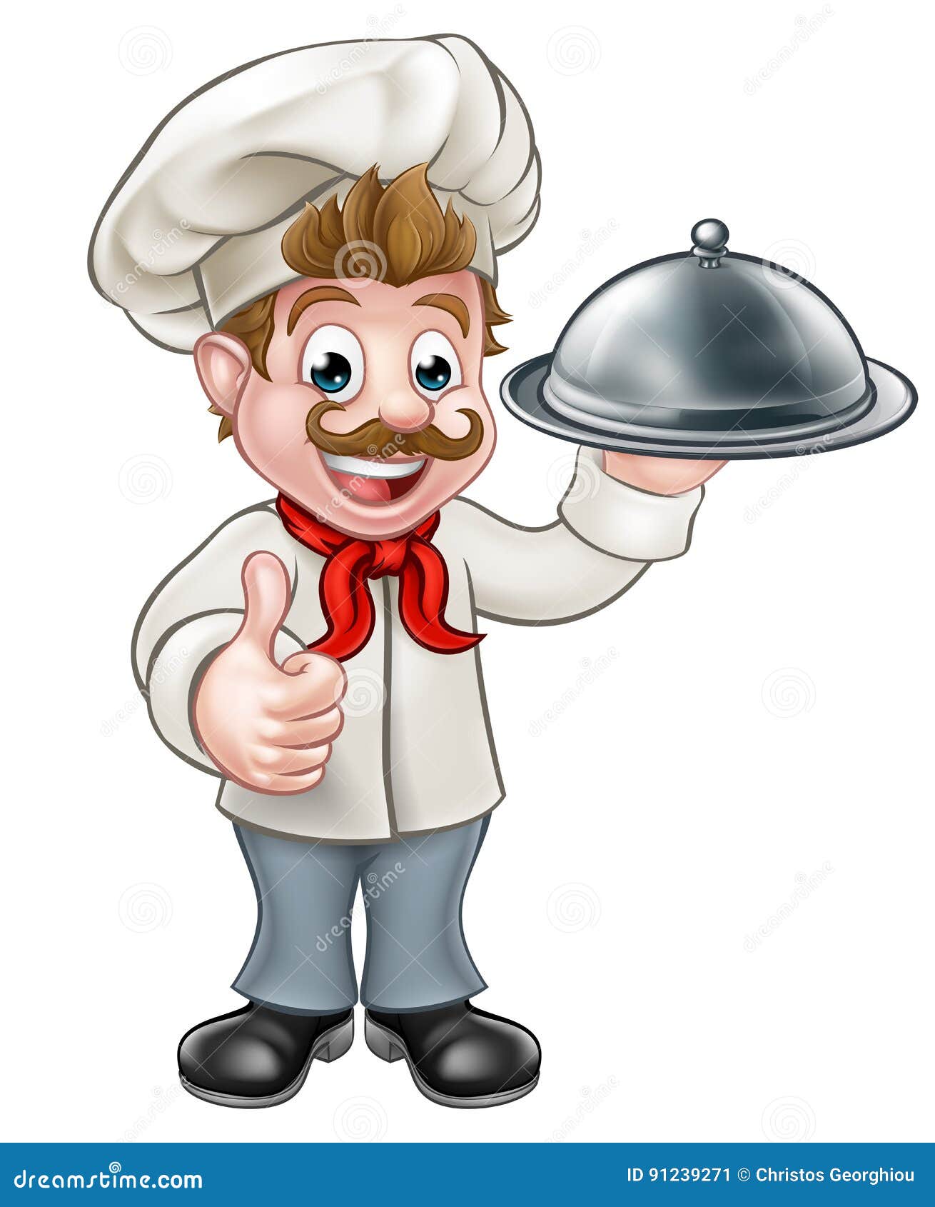 Cheff de la historieta 3d ilustración del vector. Ilustración de cloaca ...