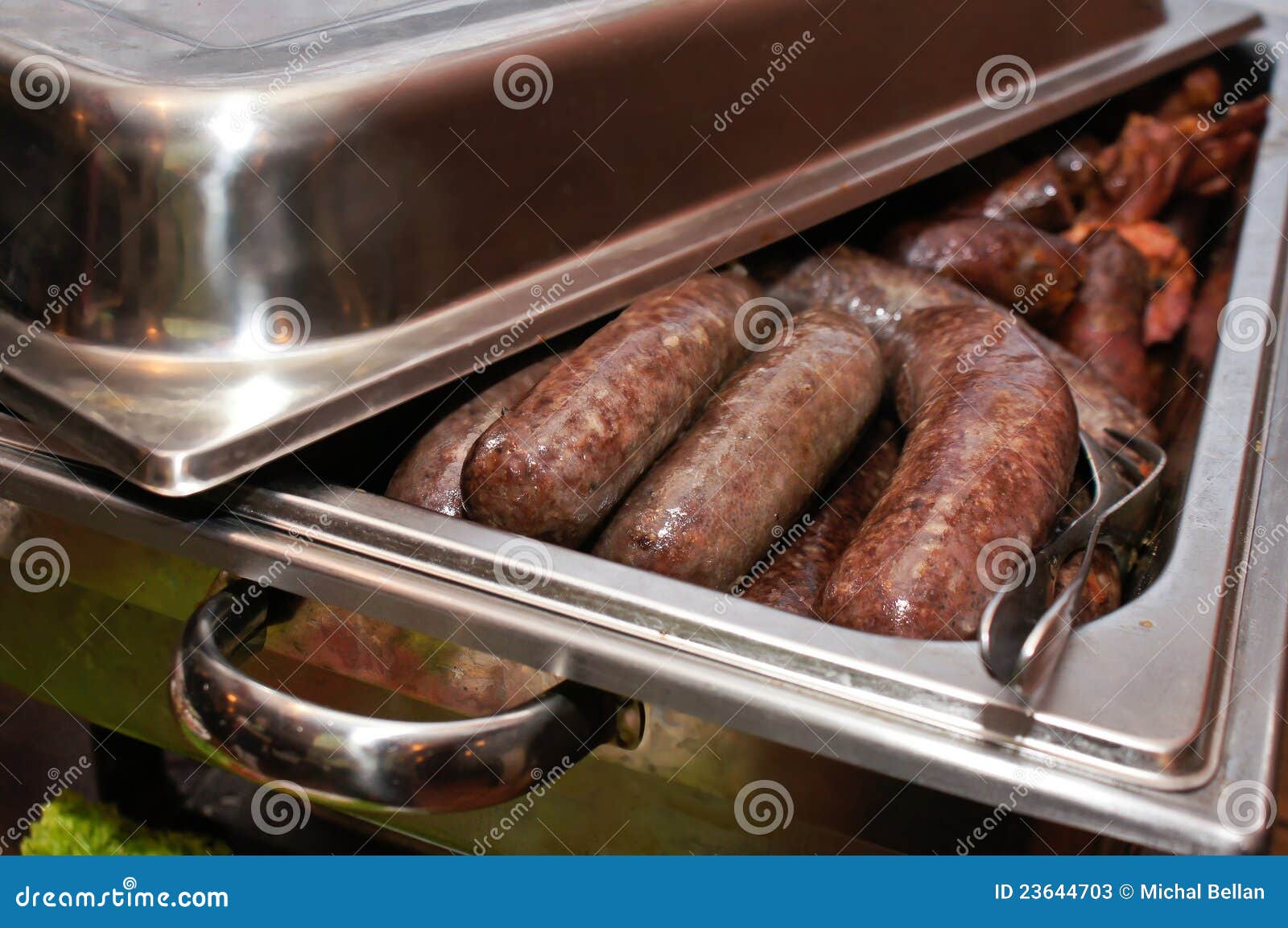 Cheffing sausages stock image. Image of night, chat, menu - 23644703