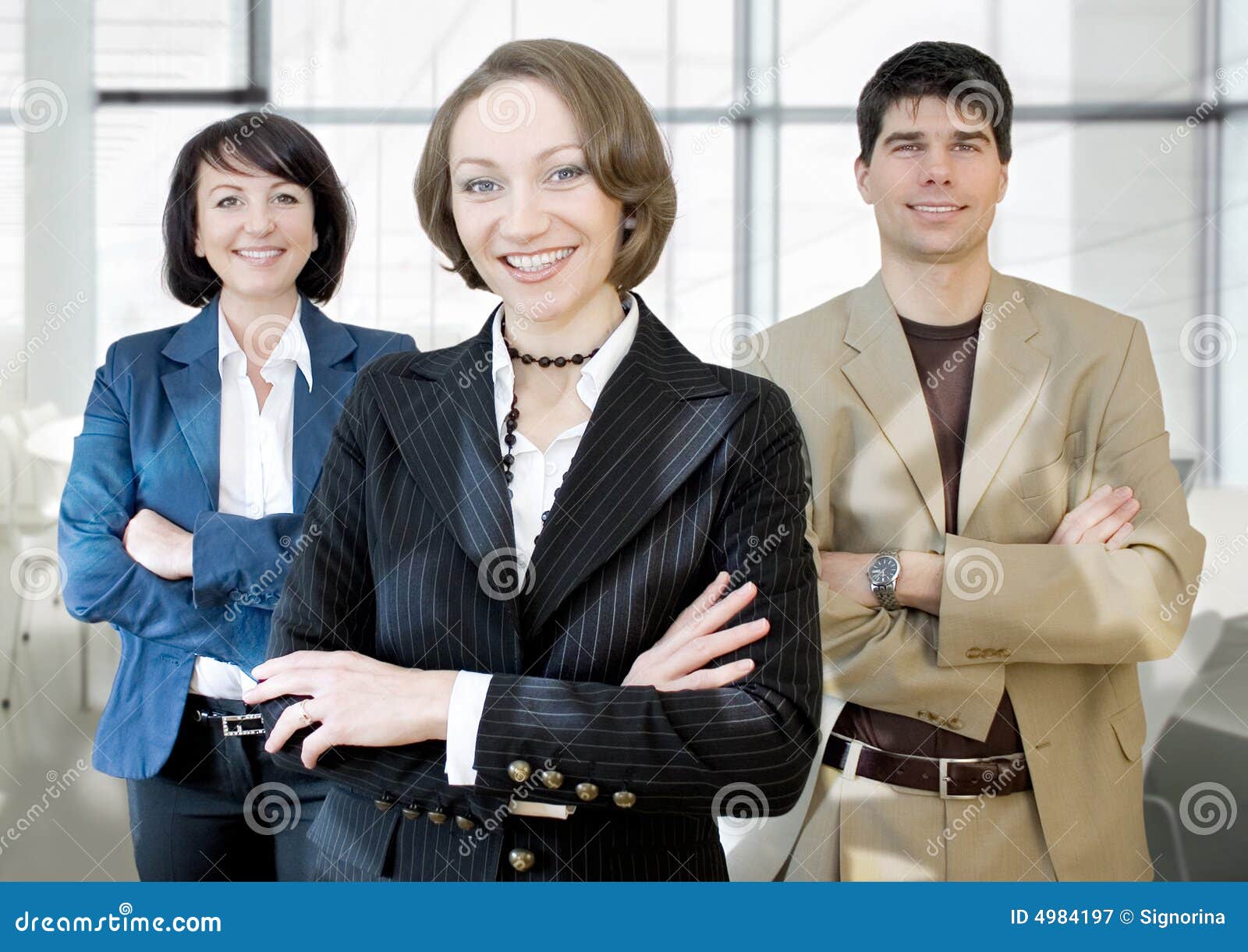 Chefin MIT-Team stockbild. Bild von gruppe, lachen, arbeitgeber - 4984197