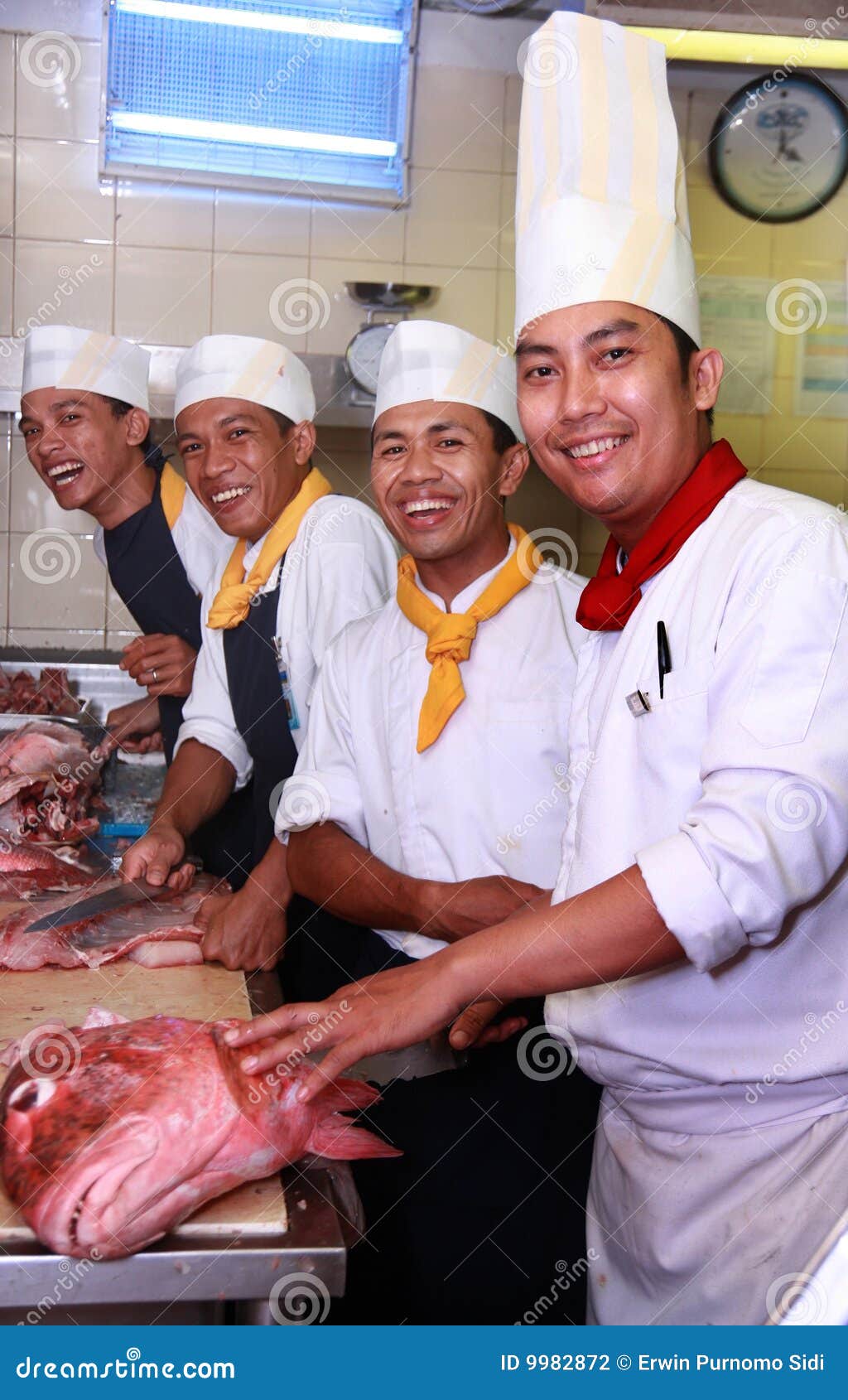 Chefs stock photo. Image of human, cooking, asian, butcher - 9982872