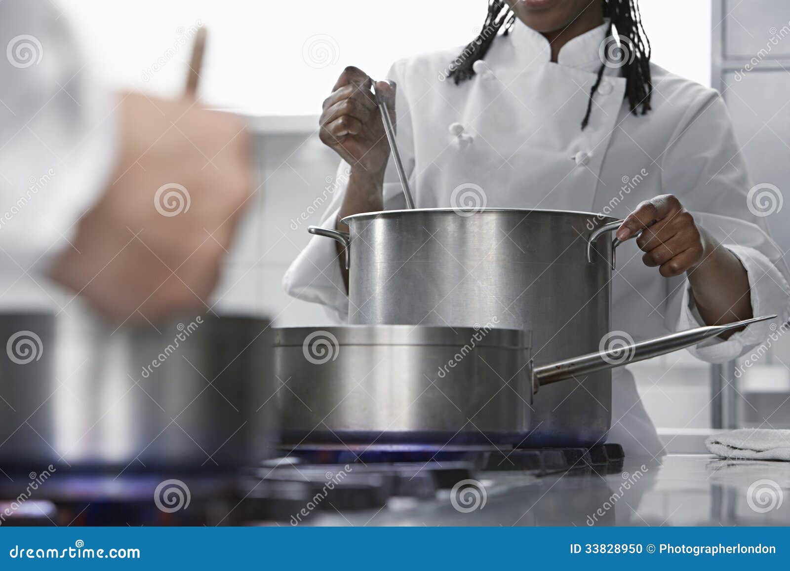 Chefs Cooking in Kitchen stock photo. Image of people - 33828950