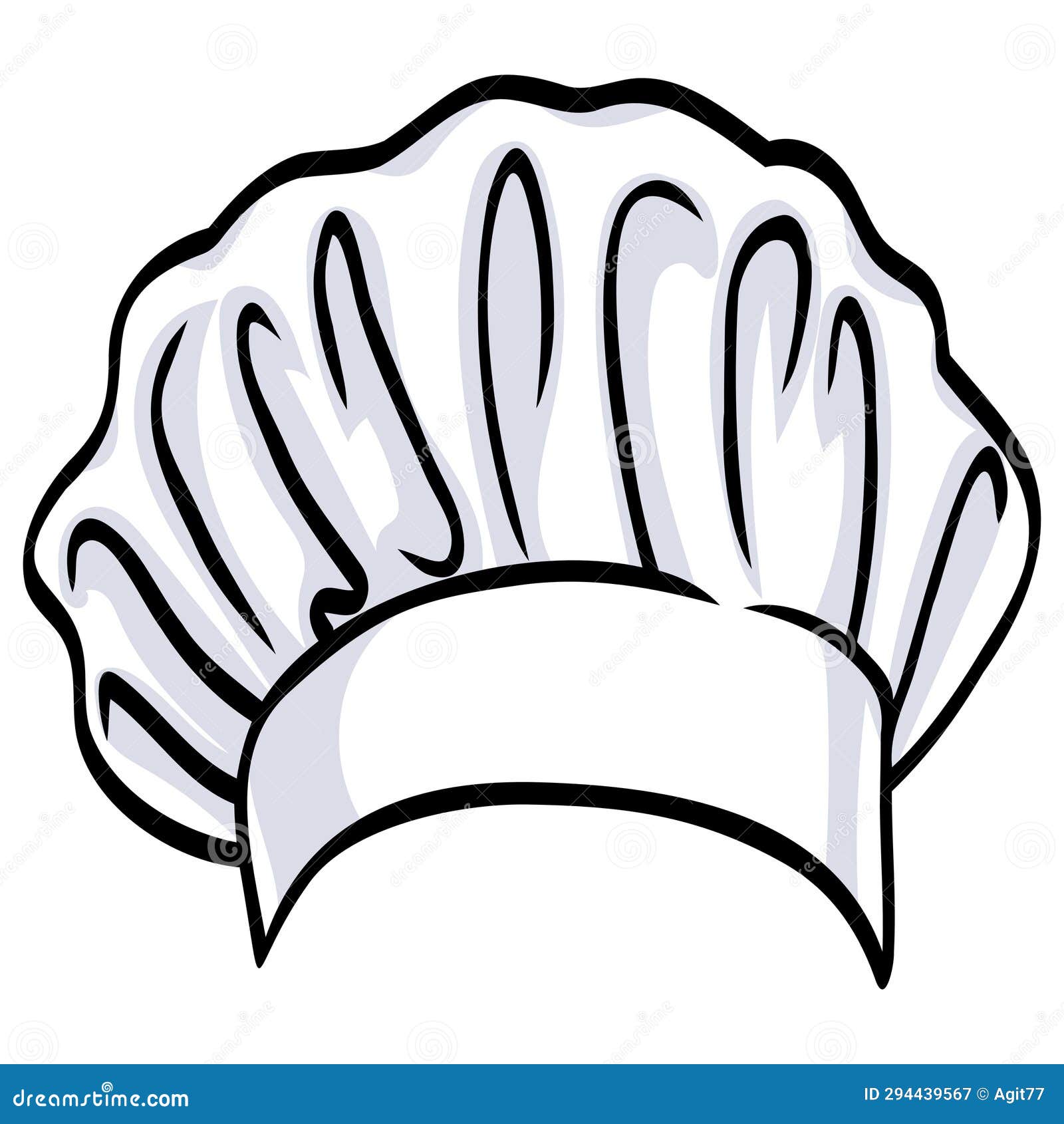 Chefs Hat Cartoon Vector Illustration Drawing Stock Vector ...