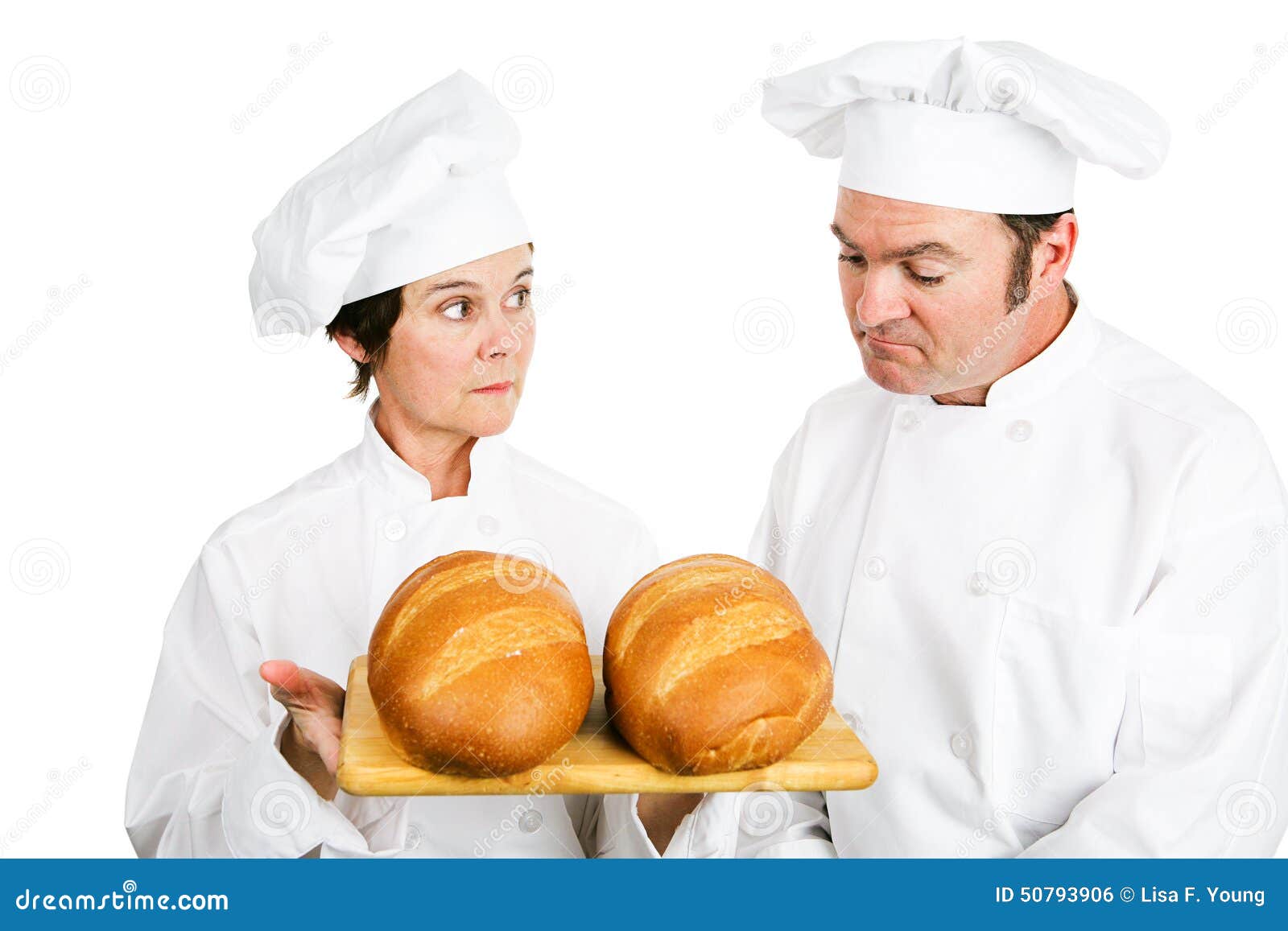 Chefs with Italian Bread stock photo. Image of italian - 50793906