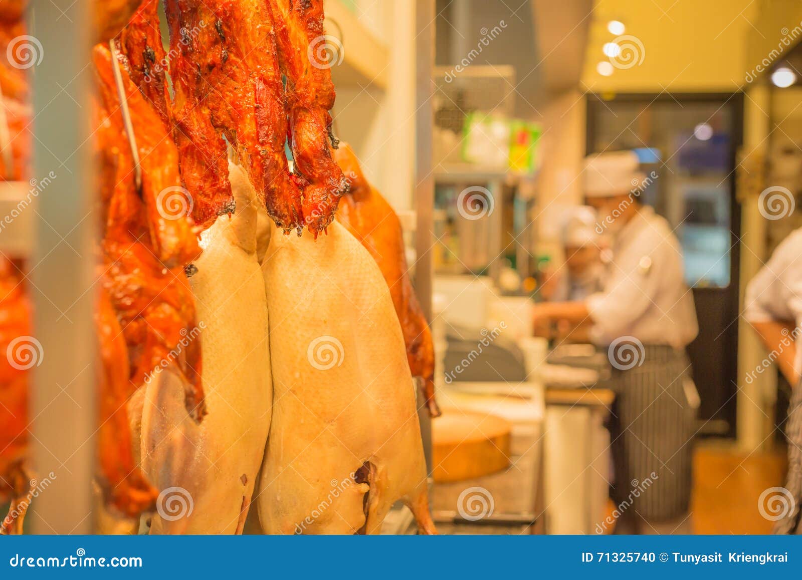 Chefs of a Restaurant Chinese Kitchen Stock Photo - Image of meal ...