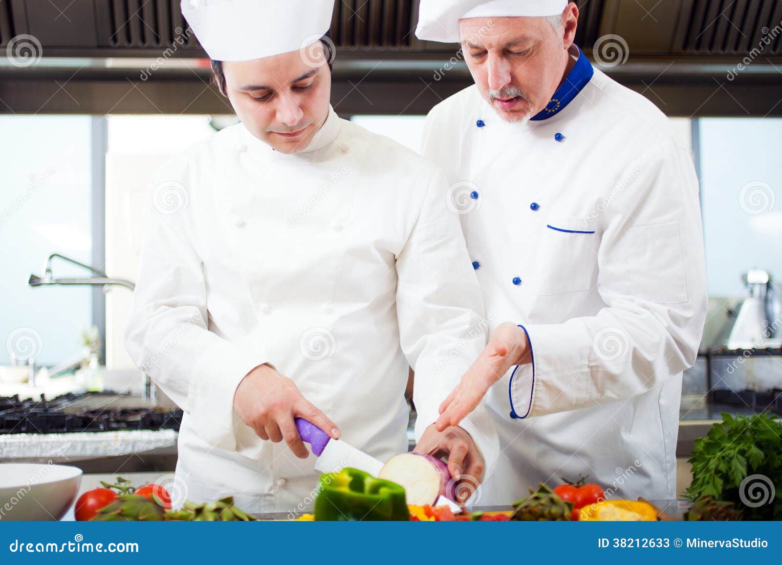 Chefs at work stock image. Image of cuisine, expert, vegan - 38212633