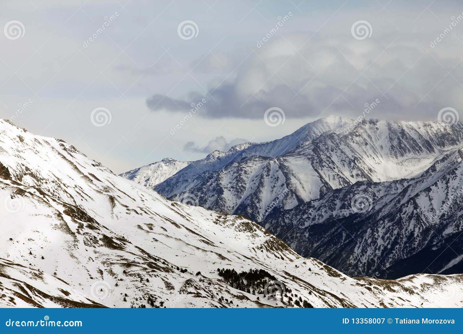 Cheget Mount stock image. Image of caucasus, high, season - 13358007