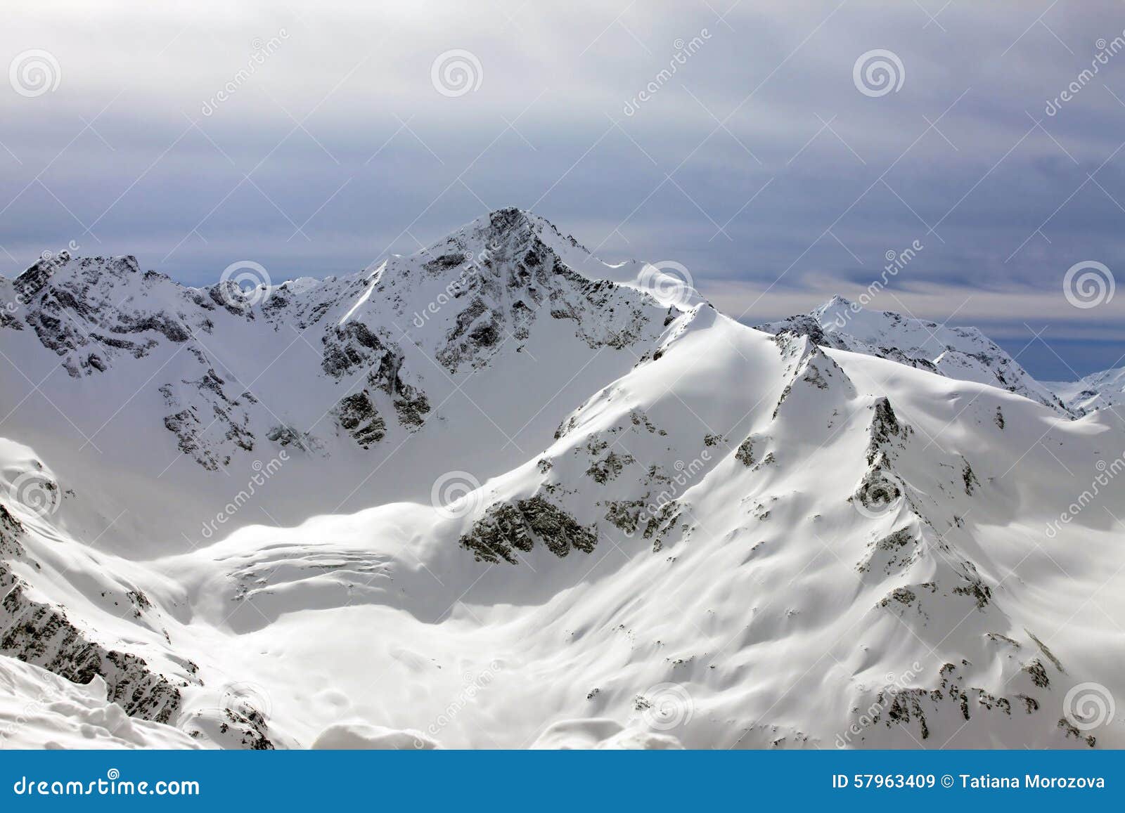 Cheget Mount stock image. Image of land, beautiful, journey - 57963409