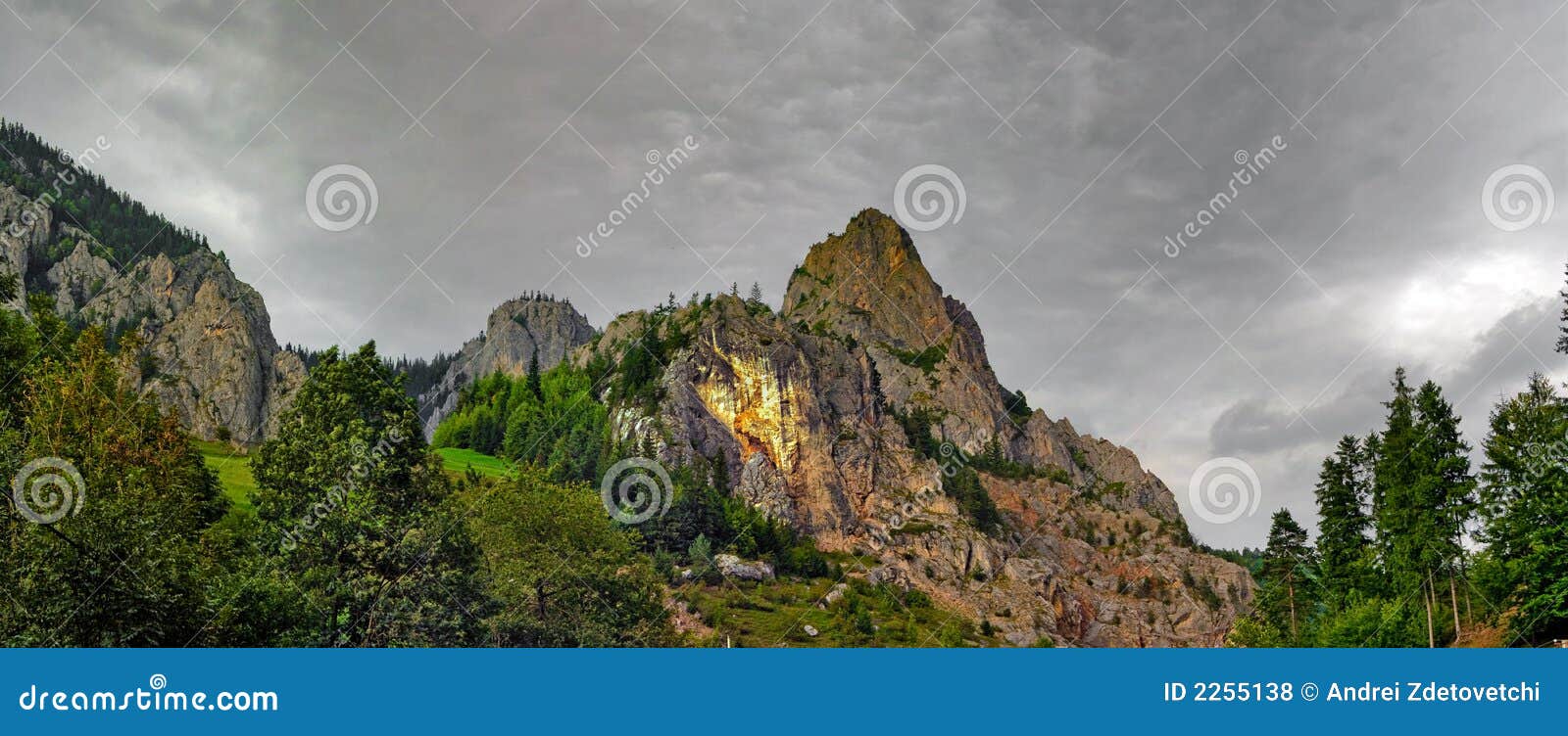 Cheile Bicaz Panoramic View Stock Photo - Image of tourism, bicaz: 2255138