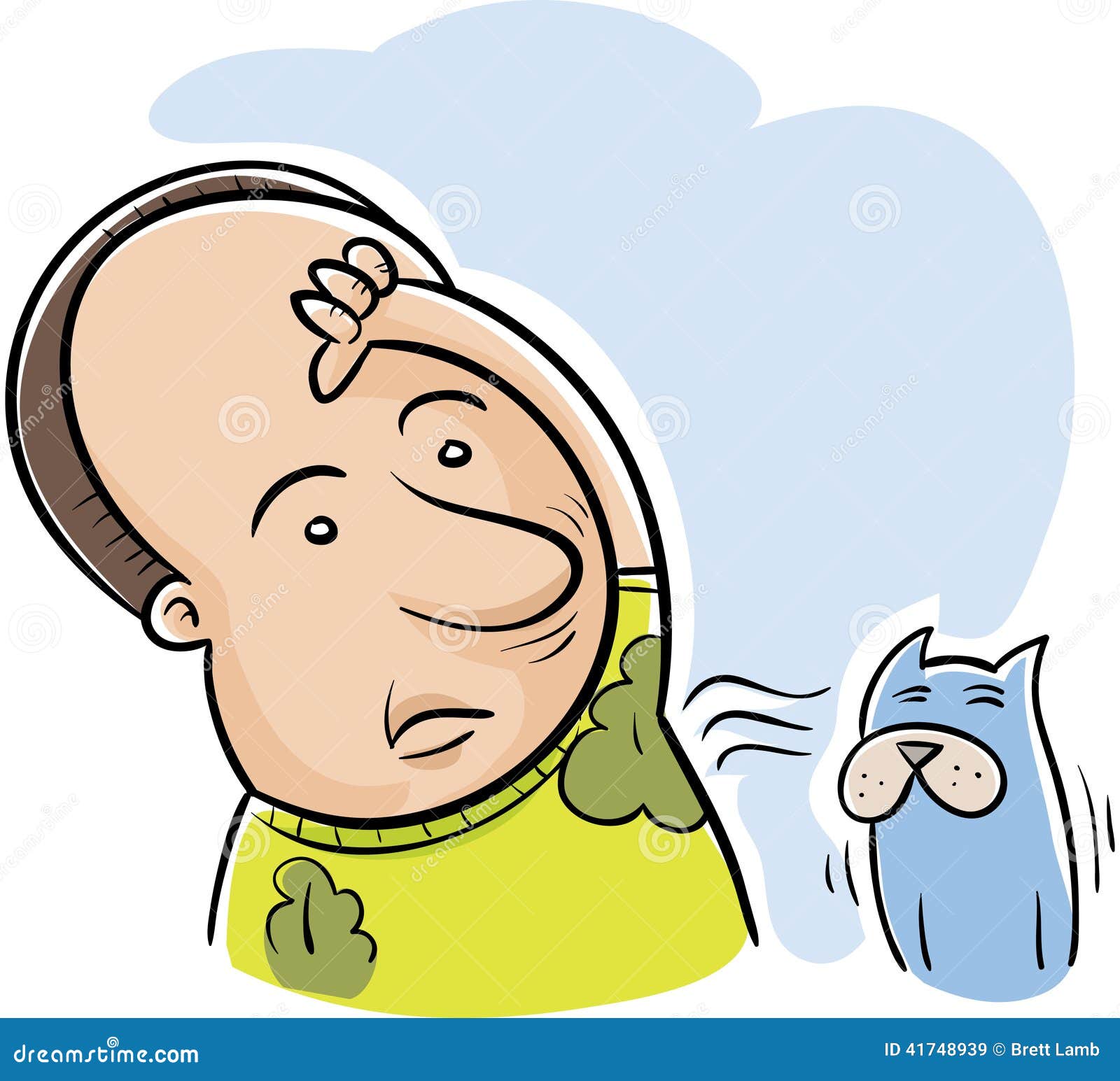 Cheiro delicioso ilustração stock. Ilustração de adulto - 41748939