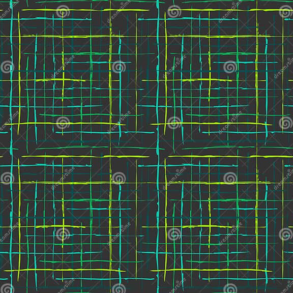Chekered Seamless Pattern. Grunge Hand Drawn Lines, Geometric Grid ... Chekered Seamless Pattern. Grunge Hand Drawn Lines, Geometric Grid ...