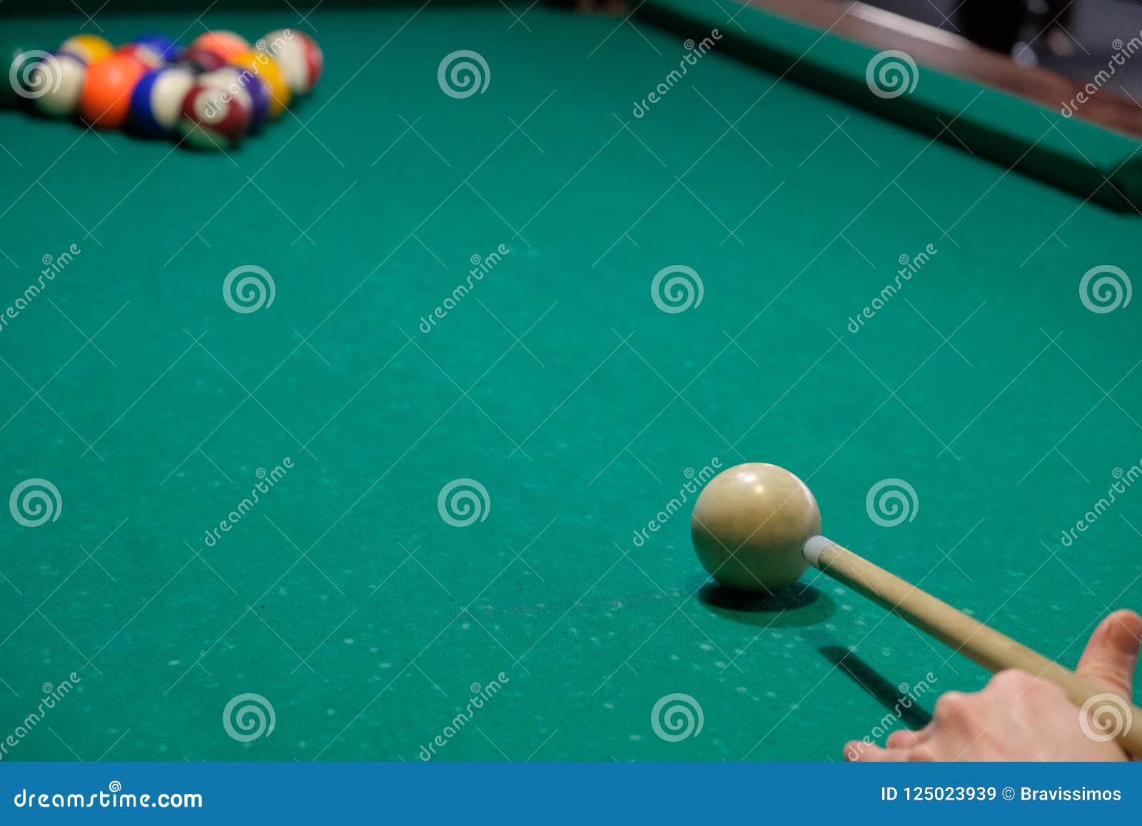 Chelk Do Bilhar E Fundo Da Mesa De Bilhar Imagem de Stock - Imagem de ...