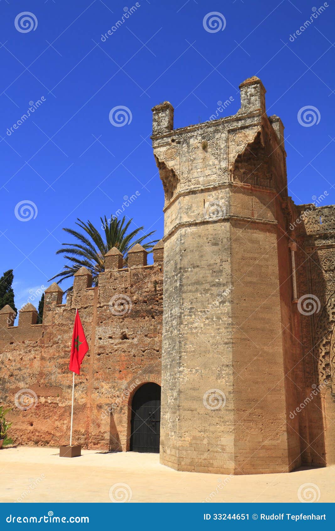 Chellah stock image. Image of fortress, morocco, landmark - 33244651