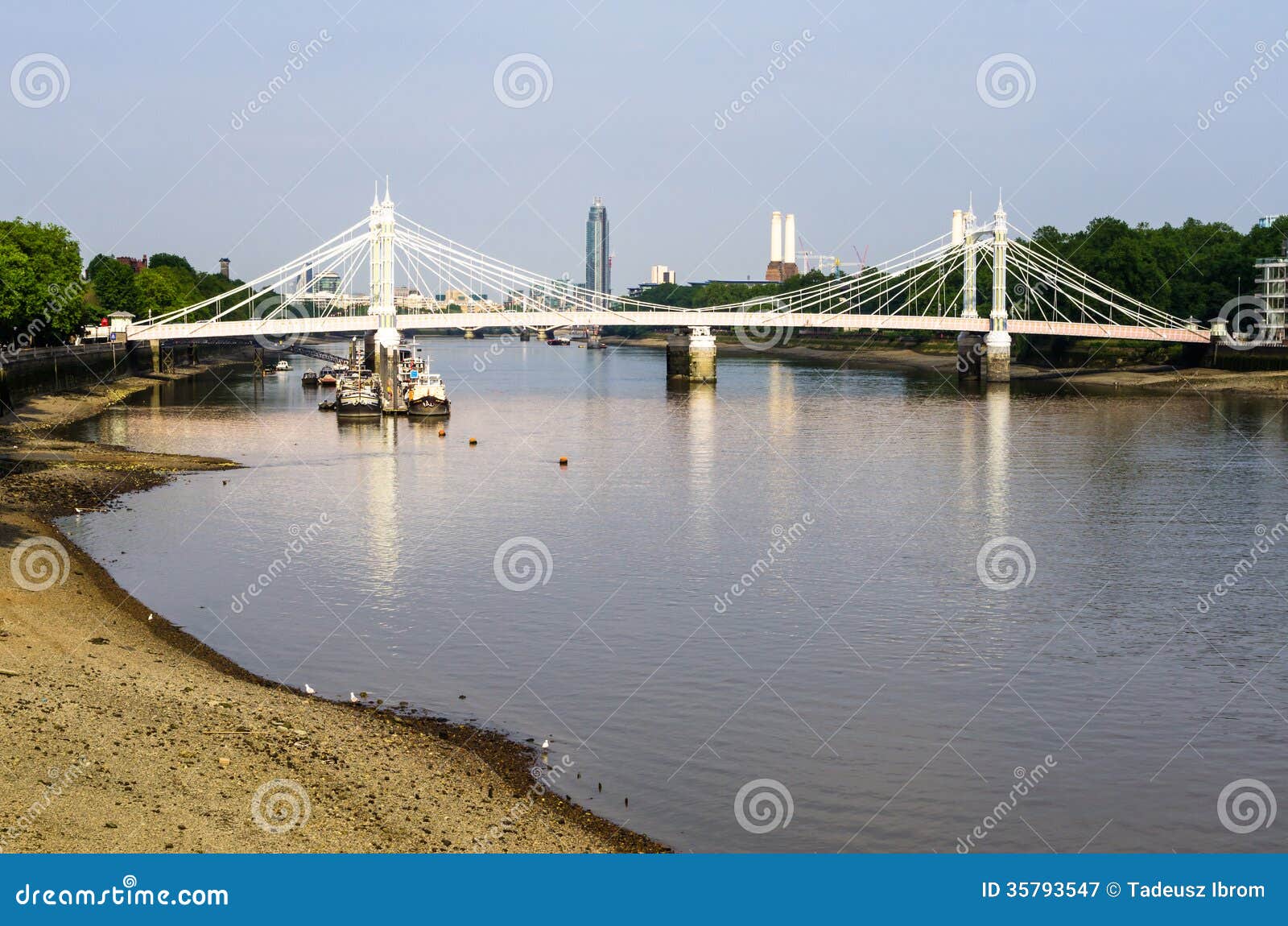 Chelsea Bridge imagem de stock. Imagem de fachada, grande - 35793547