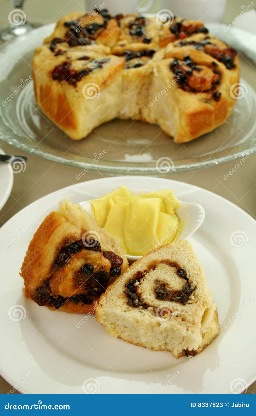 Chelsea Bun stock image. Image of baked, desert, afternoon - 8337823