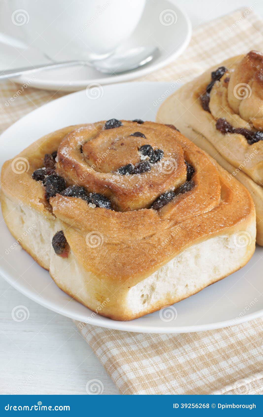 Chelsea Bun stock photo. Image of frosting, chelsea, sugar - 39256268