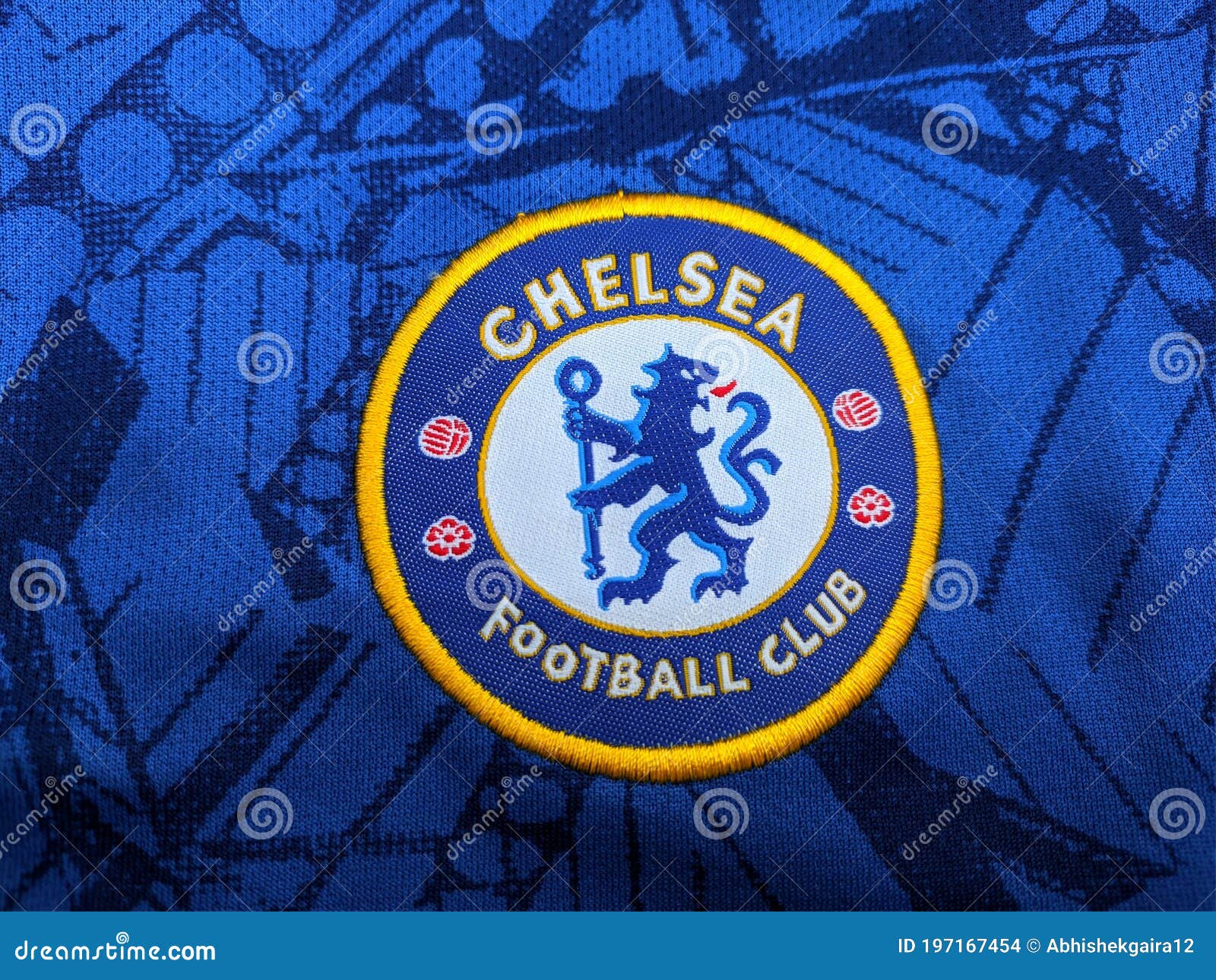 Chelsea club logo in blue. editorial stock image. Image of award ...