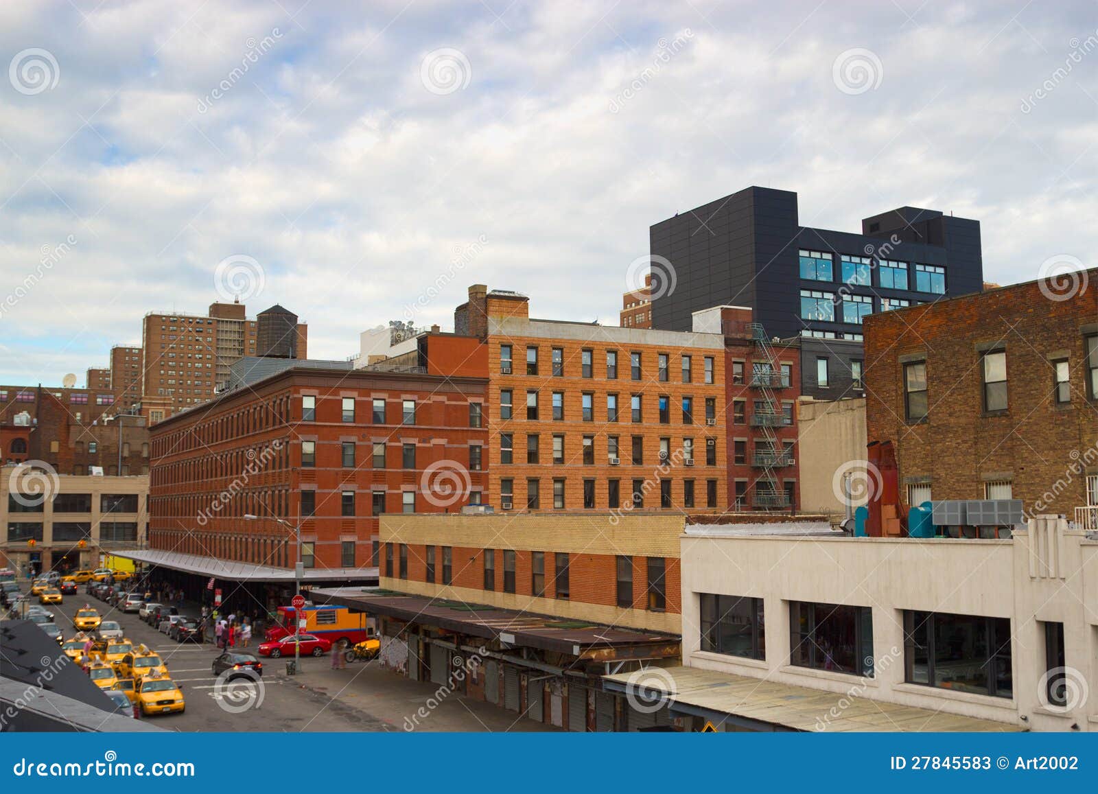 Chelsea, New York stock image. Image of skyscraper, architecture - 27845583