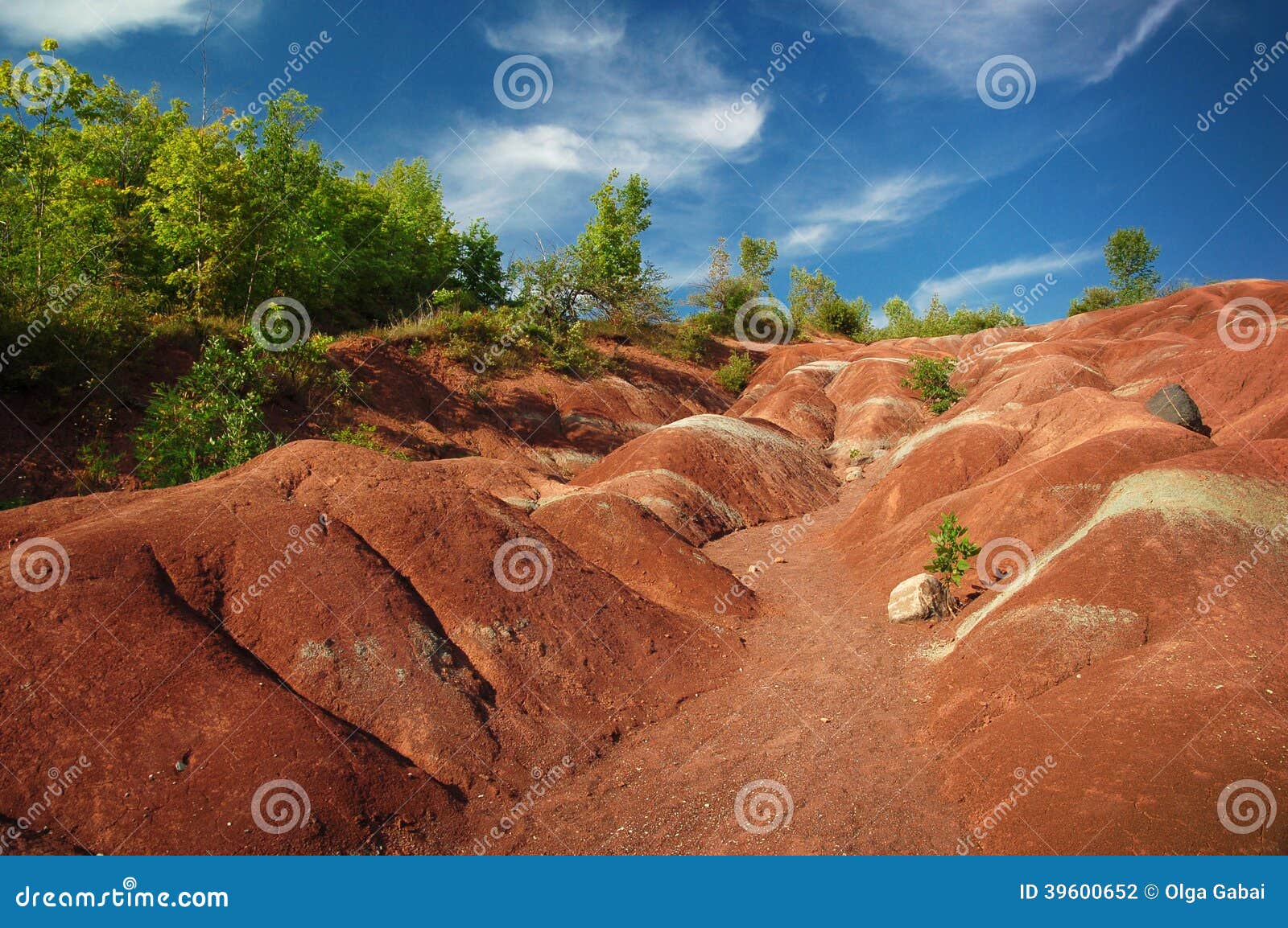 Cheltenham Badlands stock photo. Image of orange, scenic - 39600652