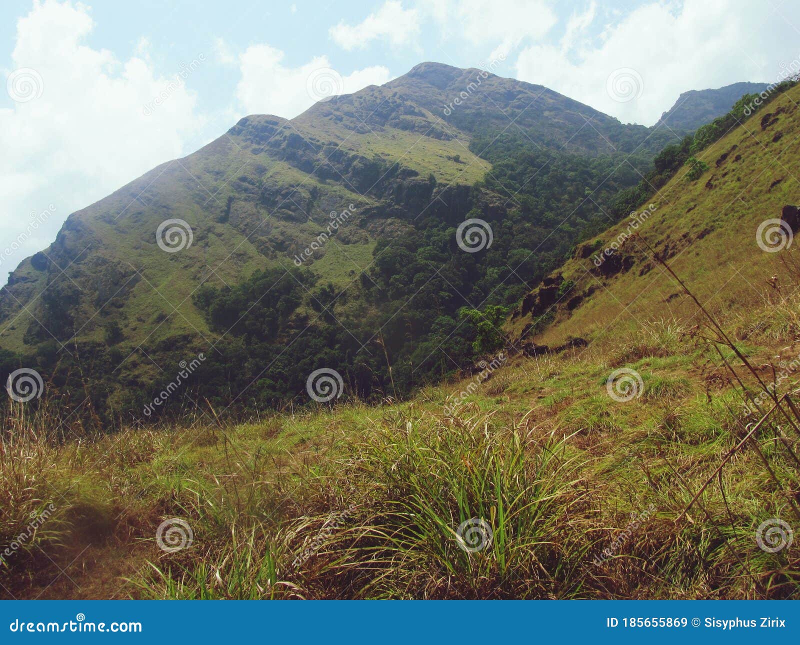 Chembra Peak Meppadi Wayanad Stock Image - Image of meadow, highland ...