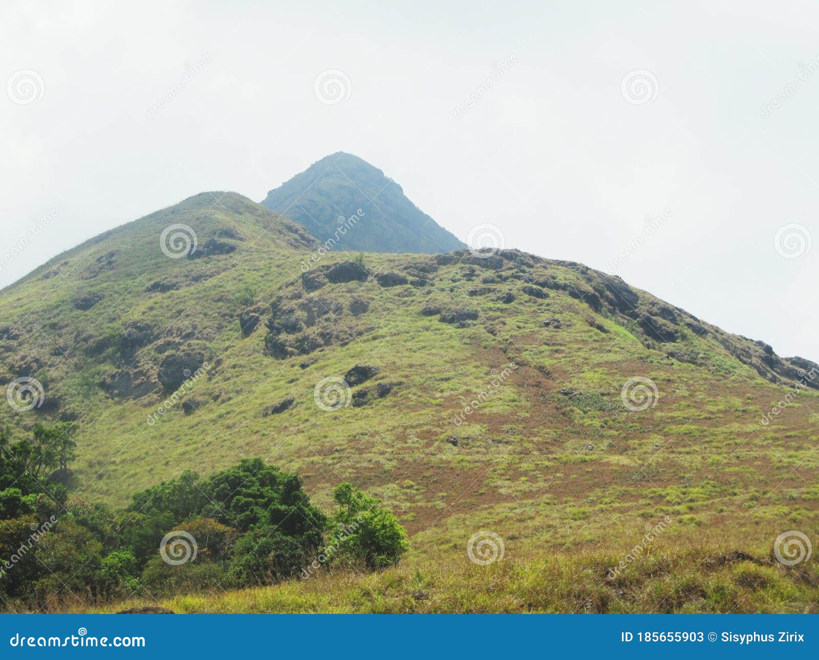 Chembra Peak Meppadi Wayanad Stock Image - Image of ridge, plateau ...