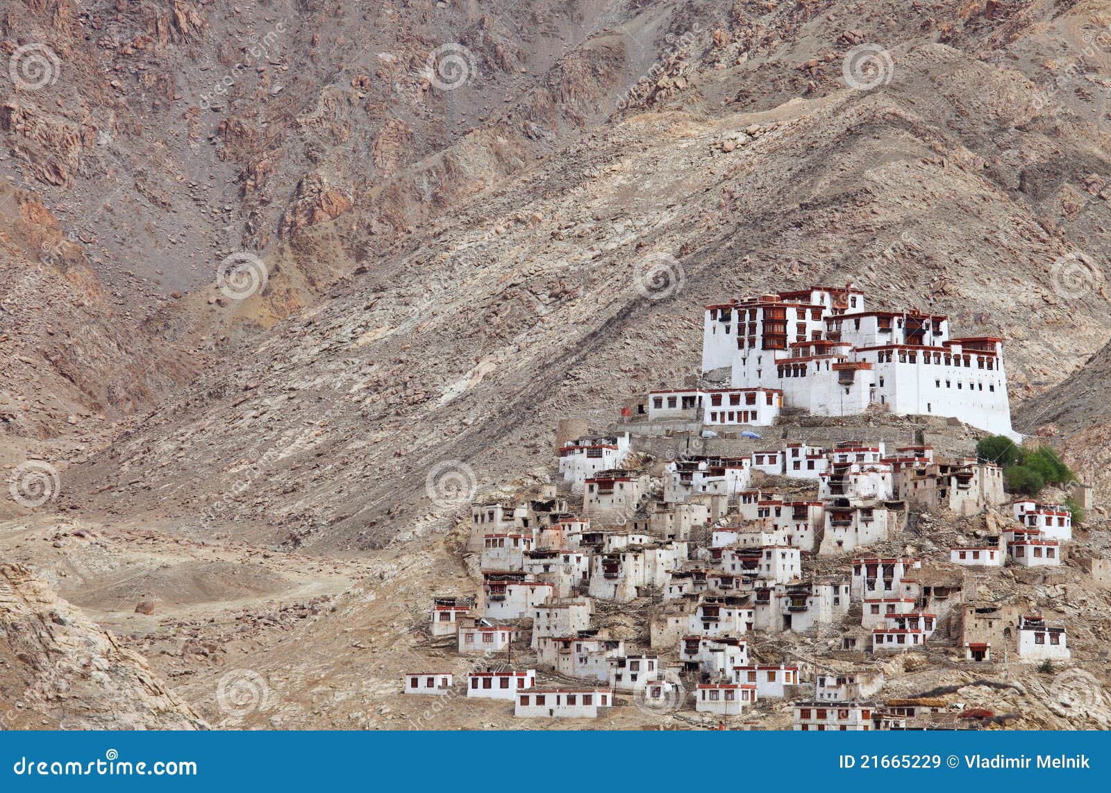 Chemdey Gompa (Buddhist Monastery) in Ladakh Stock Image - Image of ...