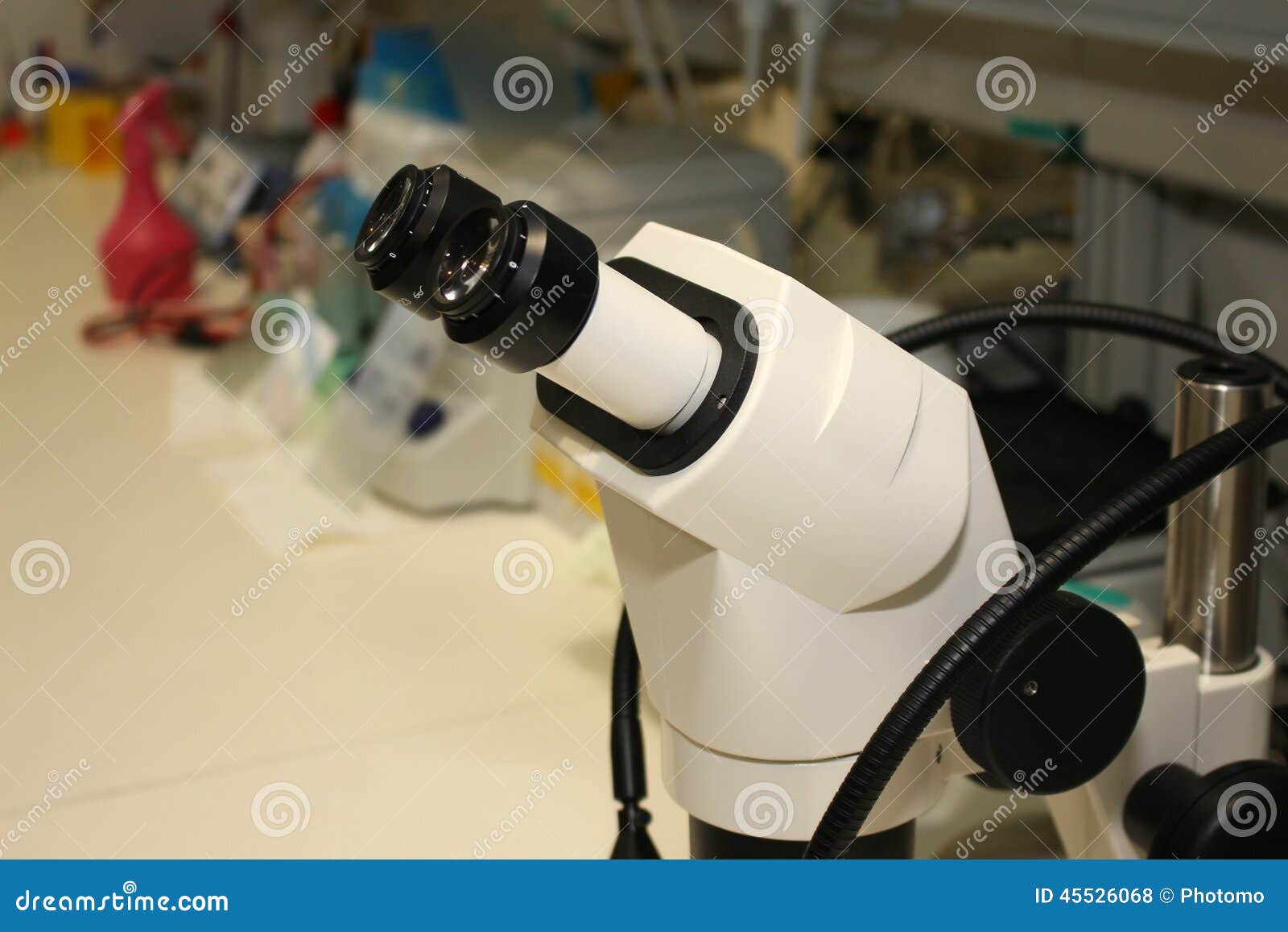 Chemestry Laboratory - Microscope Stock Photo - Image of analysis ...