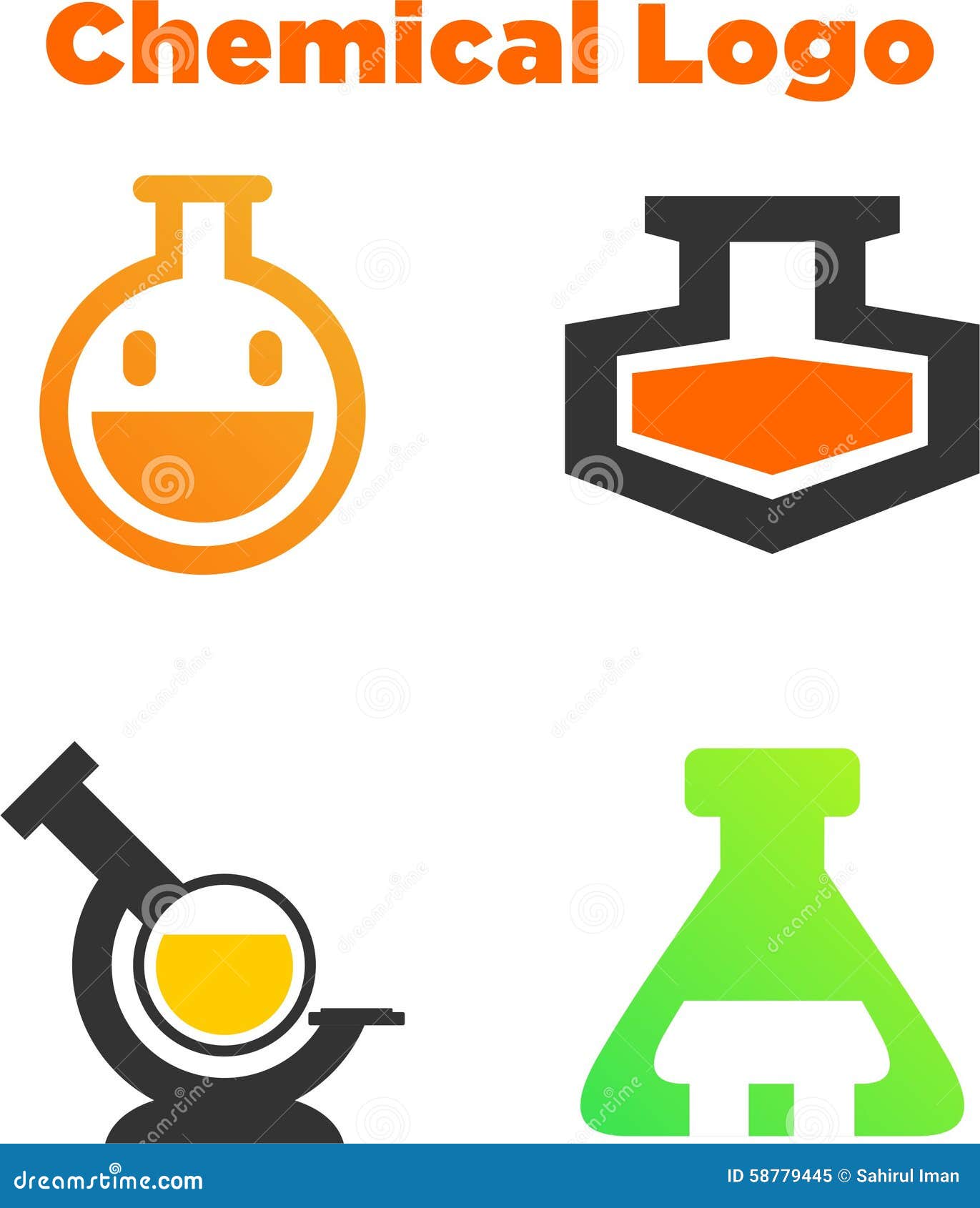 Chemica Logo Template illustration de vecteur. Illustration du médical ...