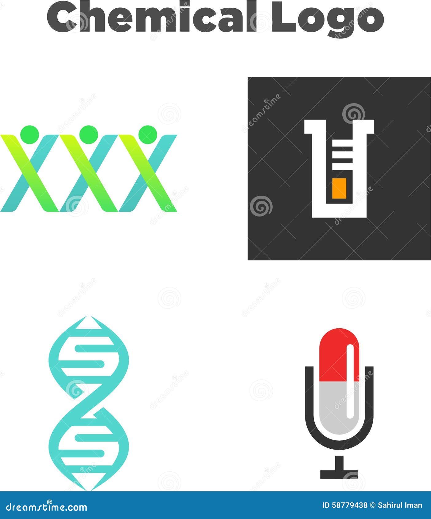 Chemical Logo. Molecule Icon. Science Black Symbol Vector Illustration ...