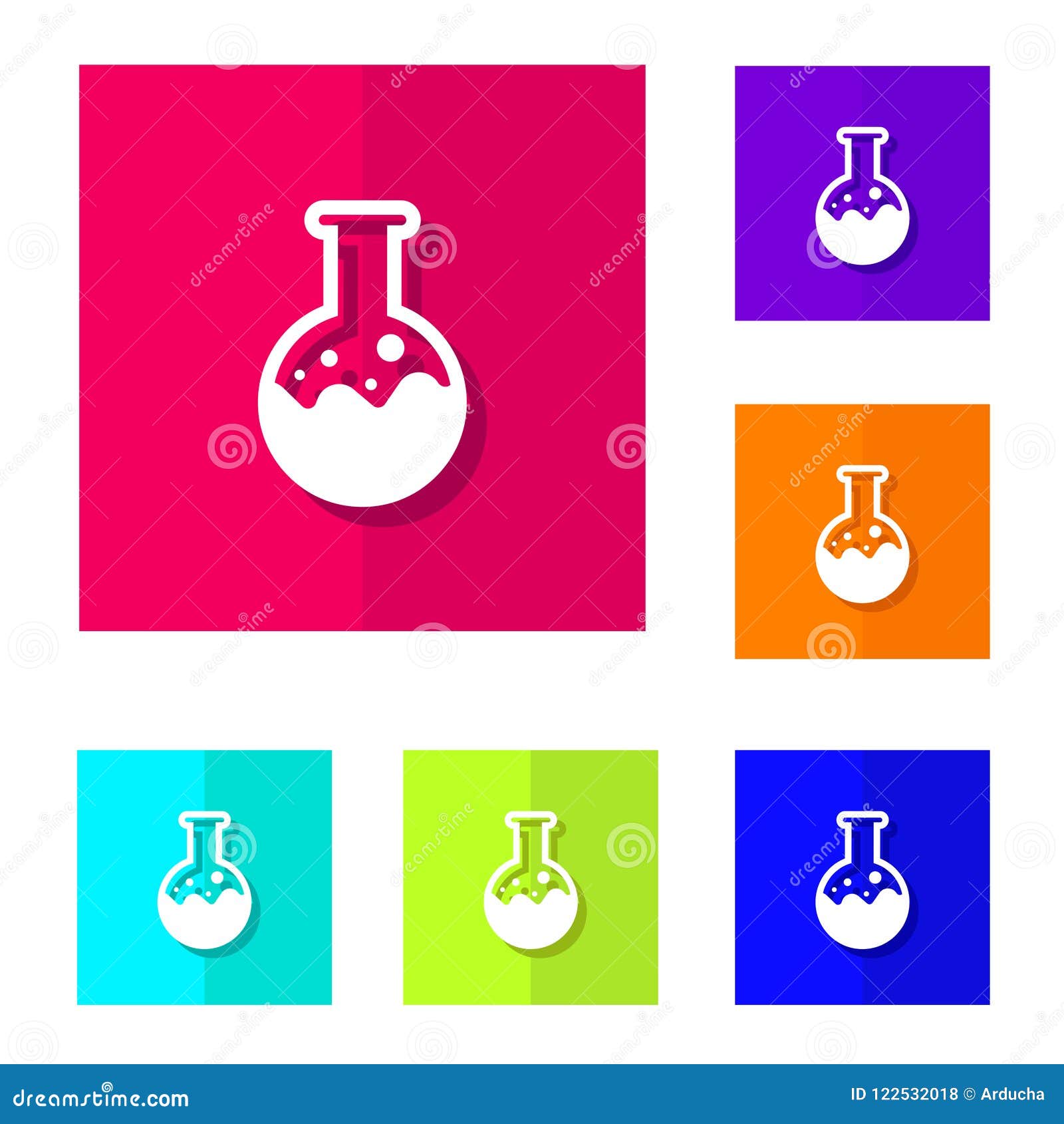 Chemical Alchemy Chemistry Button Stock Vector - Illustration of ...