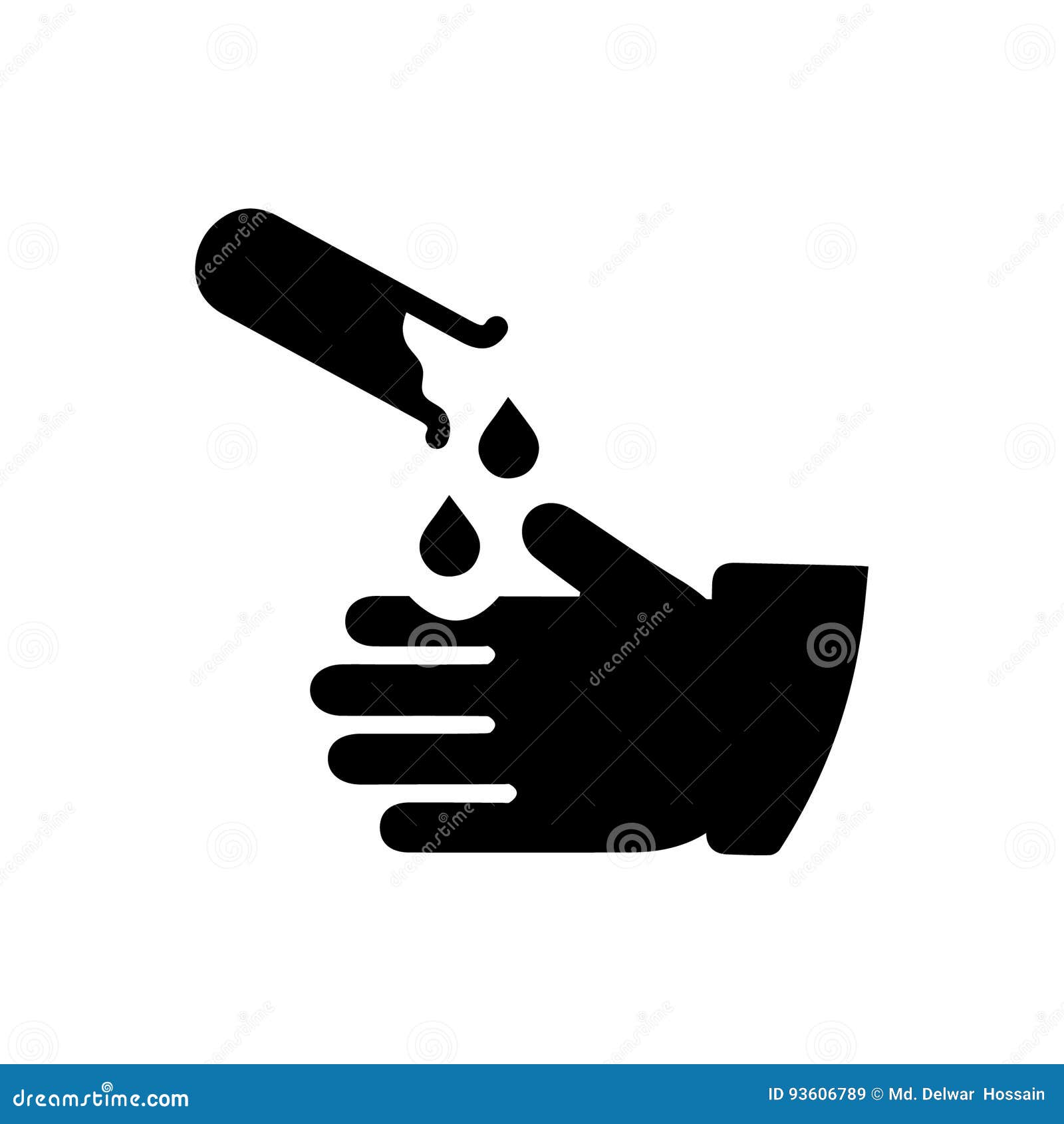 Chemical Alert Icon stock vector. Illustration of alert - 93606789