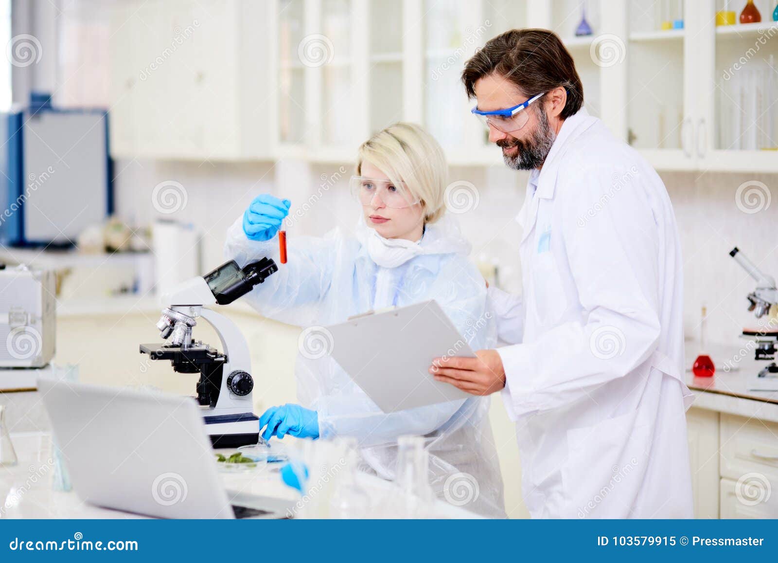 Chemical analysis stock image. Image of professional - 103579915