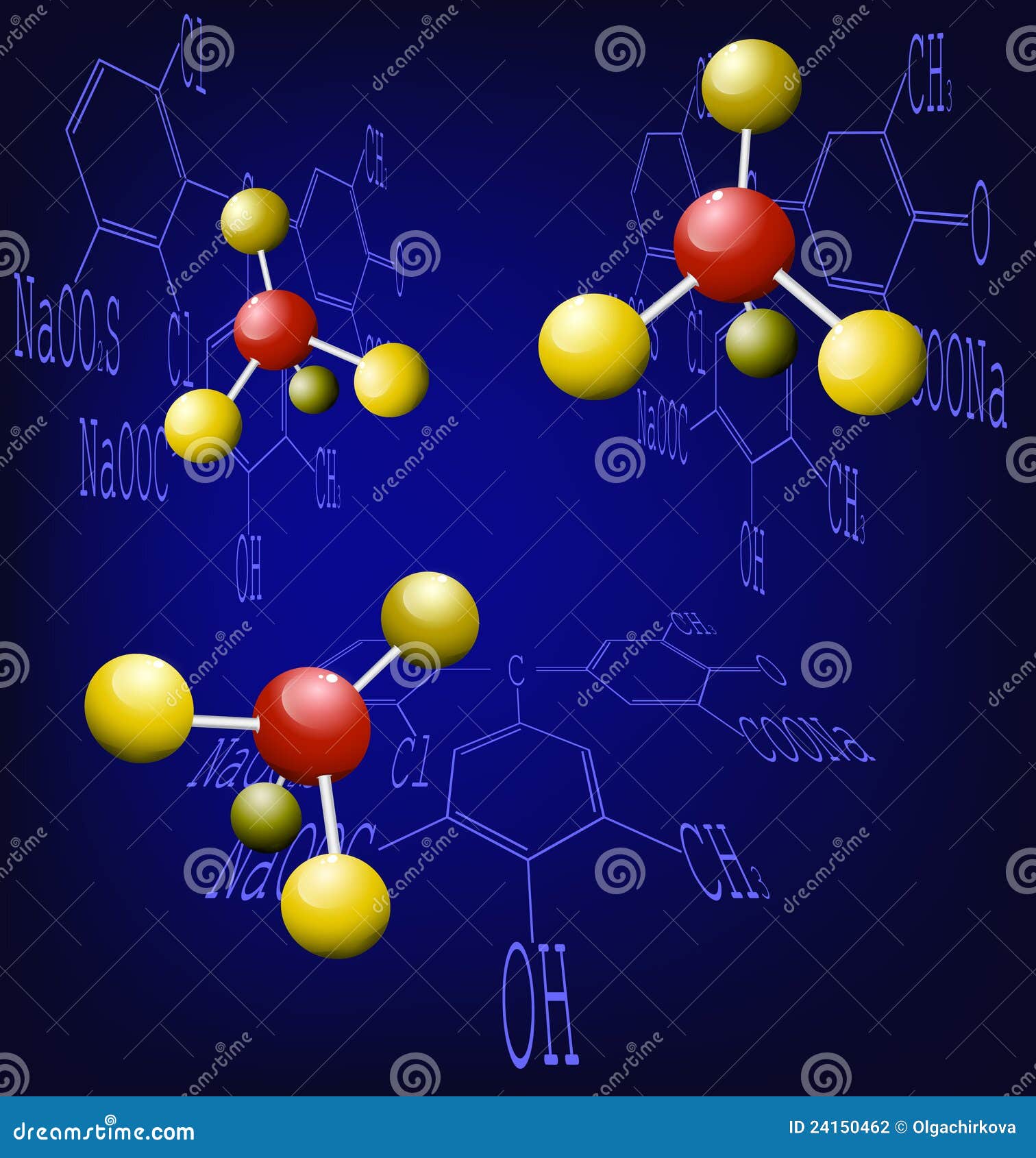Chemical background stock vector. Illustration of health - 24150462