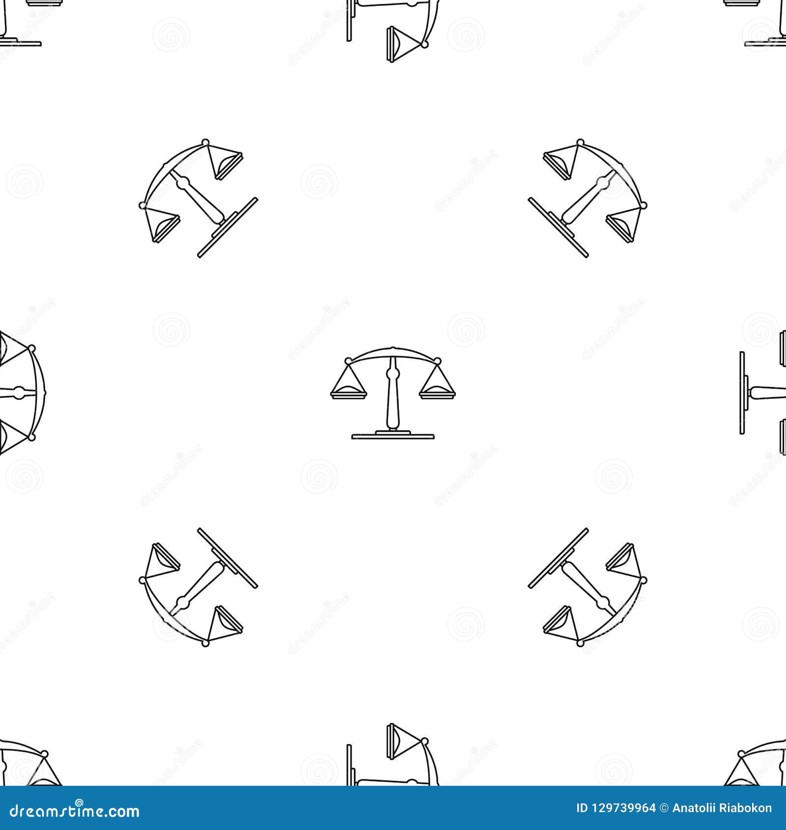 Chemical Balance Pattern Seamless Vector Stock Vector - Illustration of ...