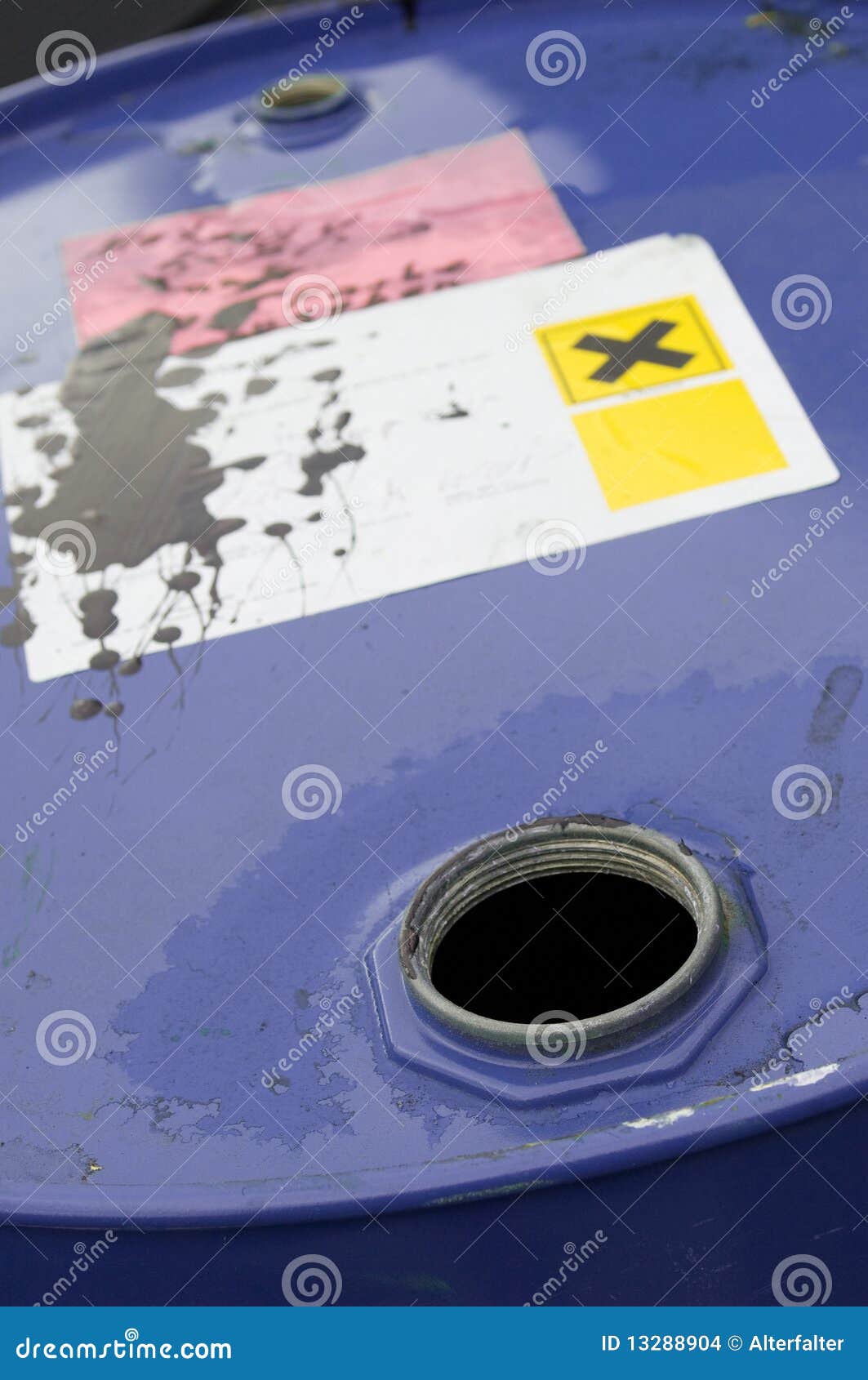 Chemical barrel stock photo. Image of spill, dangerous - 13288904