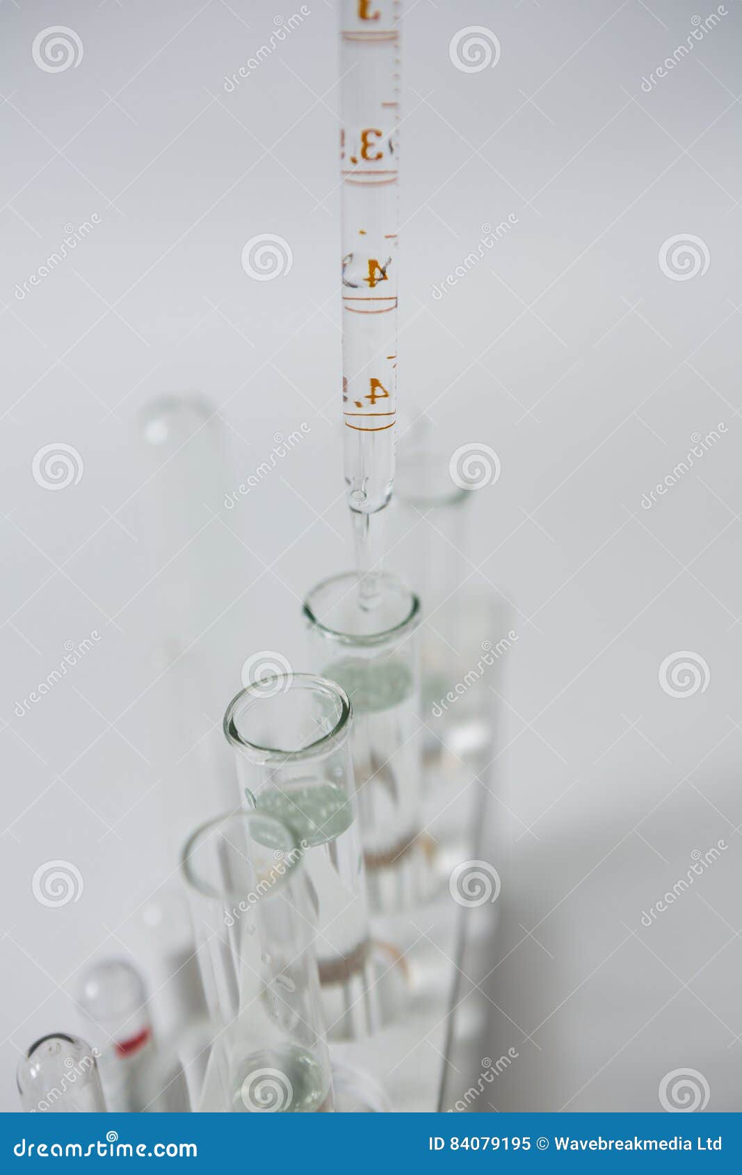 Chemical Being Drop into Test Tubes Stock Image - Image of research ...