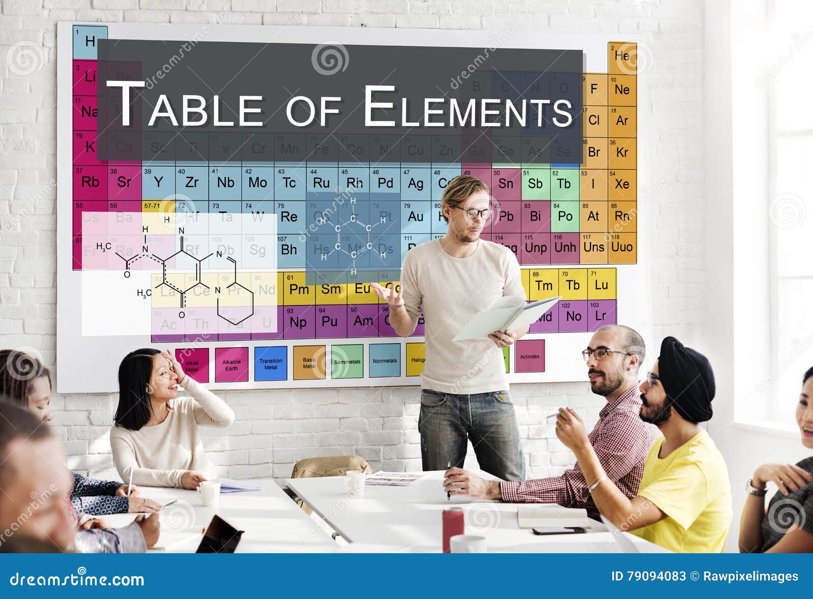 Chemical Bonding Experiment Research Science Table of Elements C Stock ...