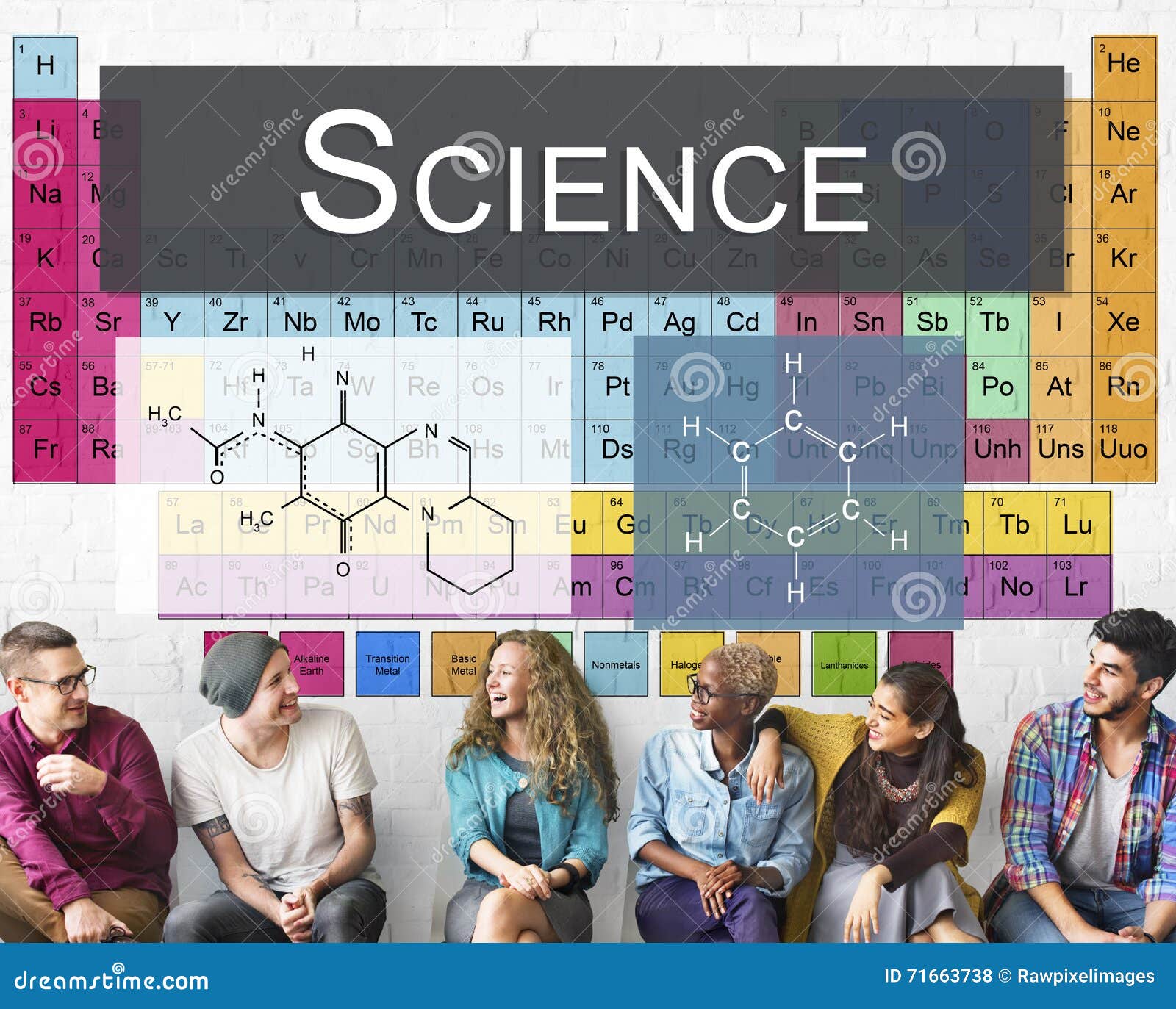 Chemical Bonding Experiment Research Science Table of Elements C Stock ...
