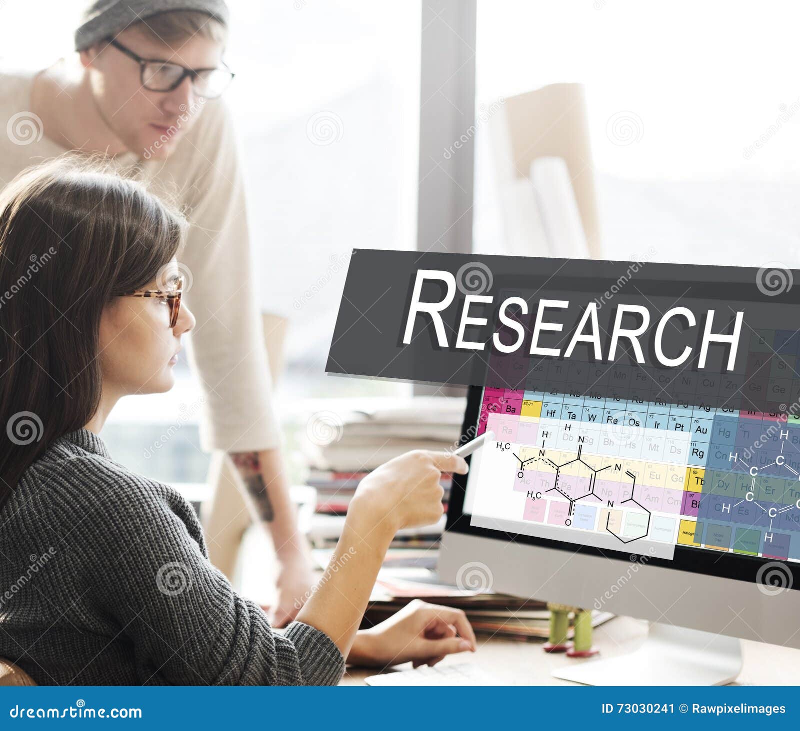 Experiment, Research Or Test In Psychology Or Psychiatry. Paper Result ...