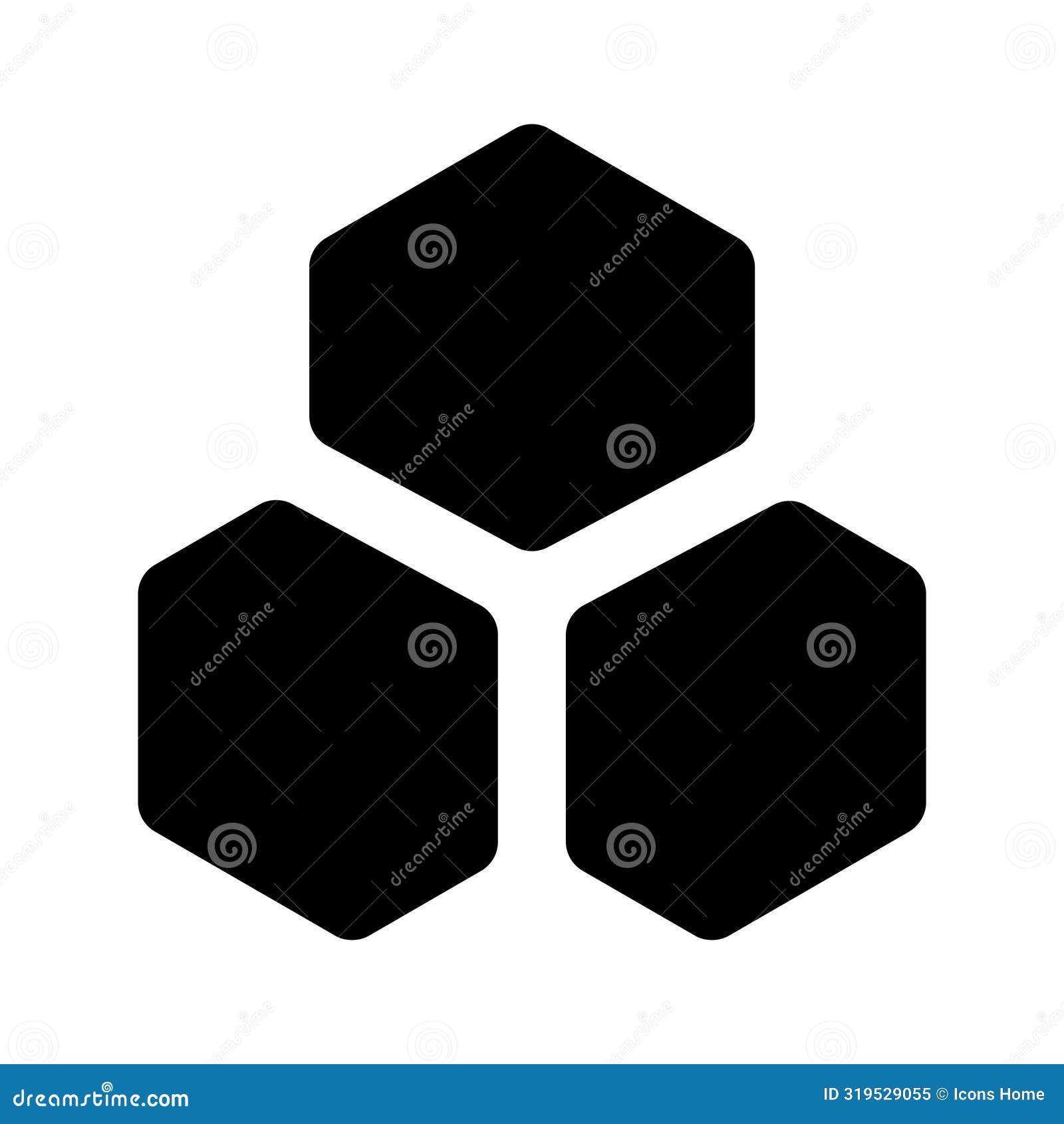 Chemical Bonding, Molecular Structure Icon Design in Editable Style ...