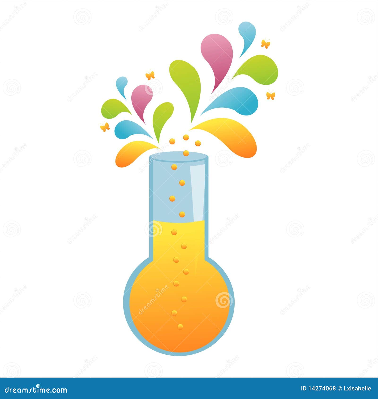 Chemical bottle stock vector. Illustration of medicine - 14274068