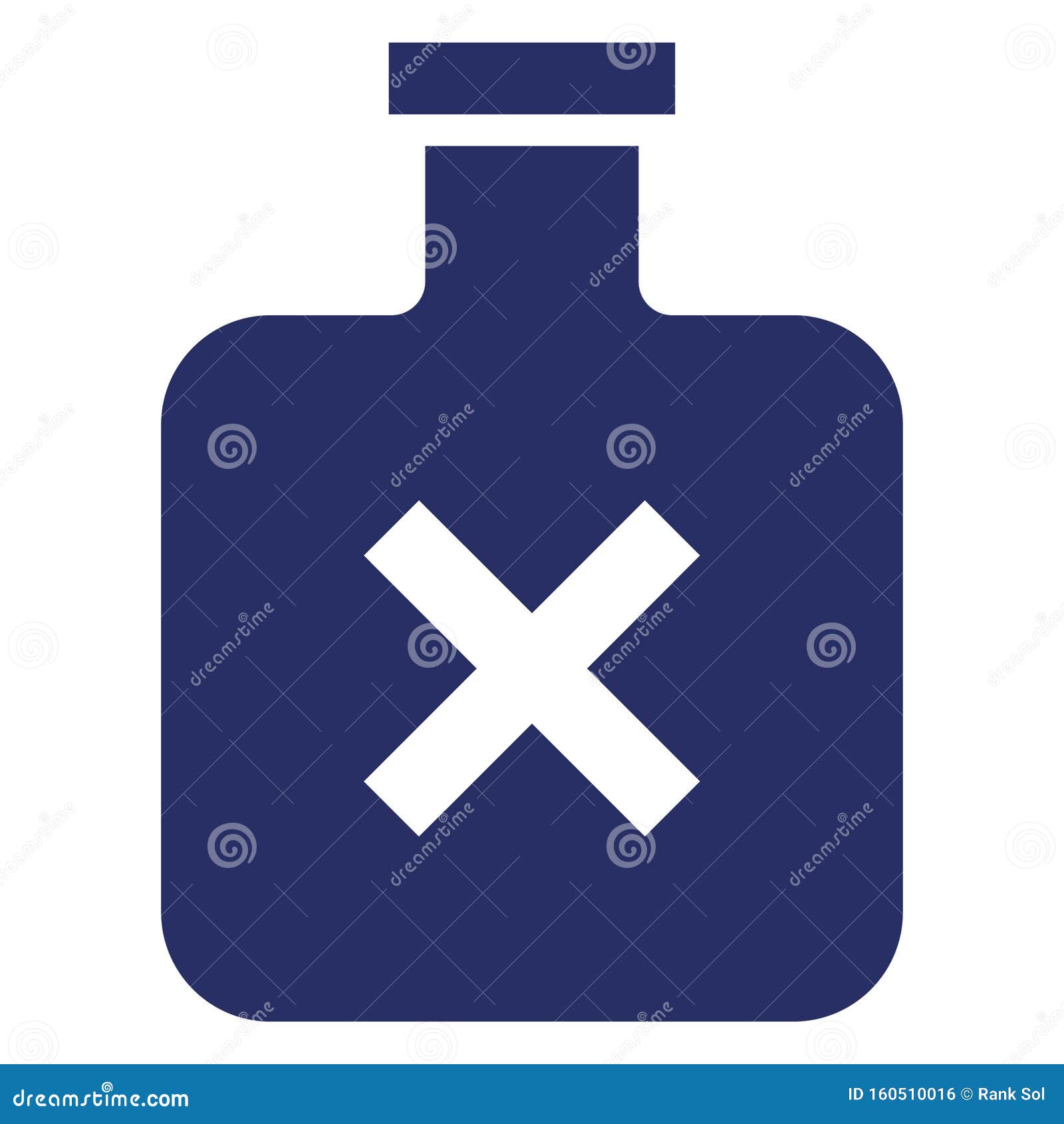 Chemical Bottle Isolated Vector Icon Which Can Easily Modify or Edit ...