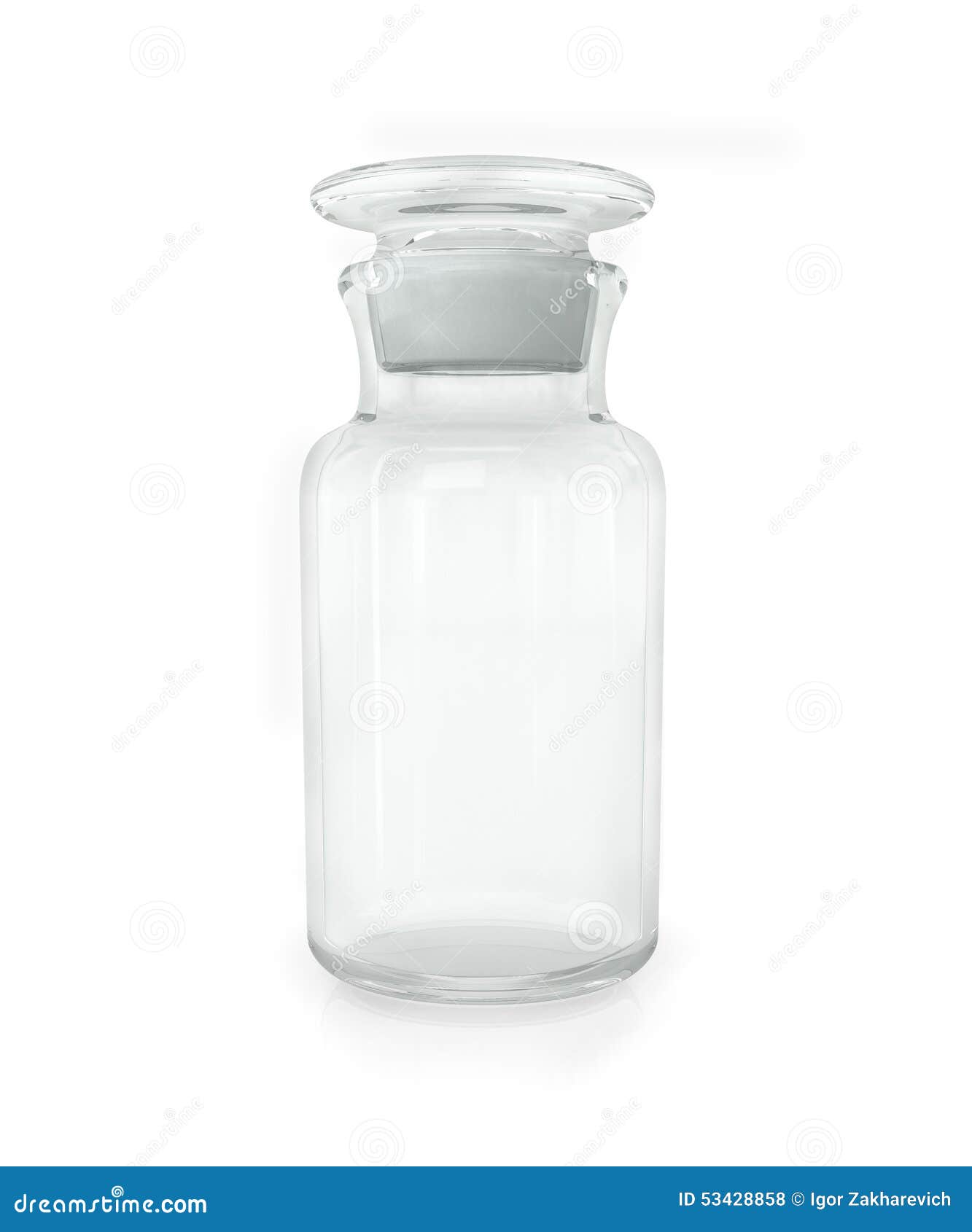 Chemical Bottle with Transparent Glass Stock Photo - Image of healthy ...