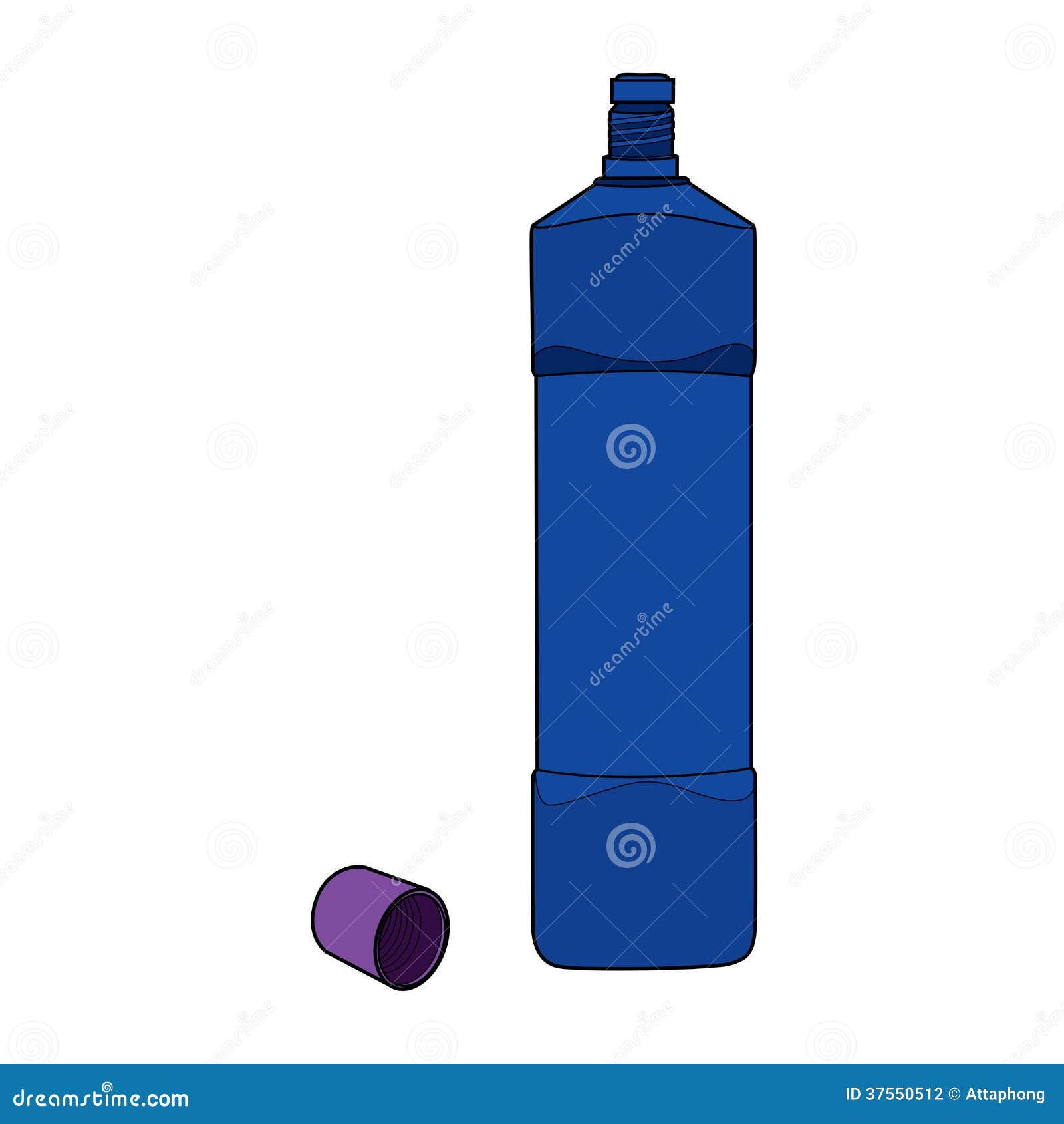 Chemical Bottle Cartoon Vector | CartoonDealer.com #13173005