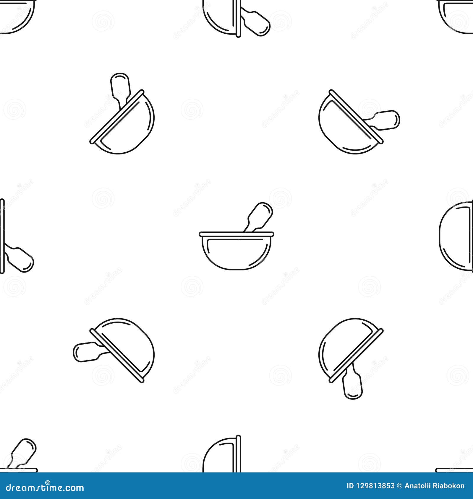 Chemical Bowl Pattern Seamless Vector Stock Vector - Illustration of ...